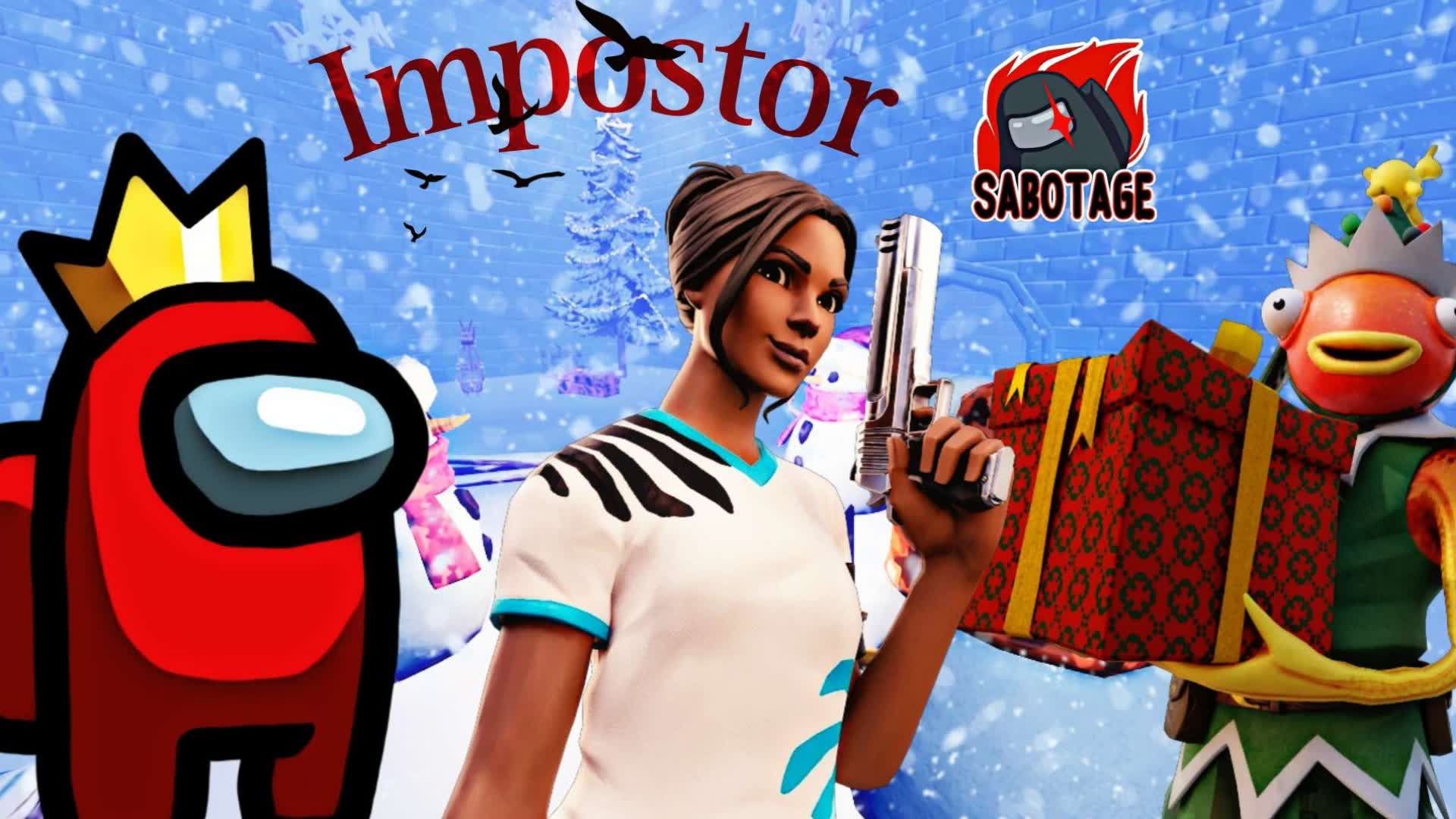 NEW🎄🤫The IMPOSTOR is in CHRISTMAS🤫🎄 9421-5595-6046 by MinebloFN - Fortnite.GG