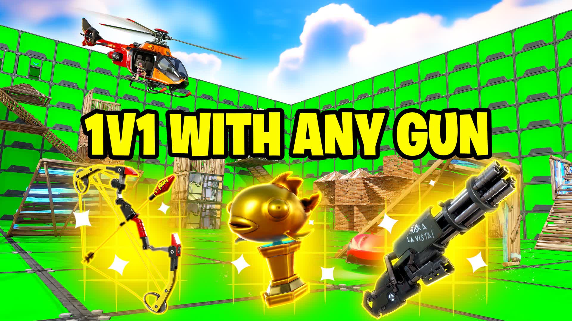1V1 WITH ANY GUN 2217-9548-8470 by devan_studios - Fortnite Creative Map Code - Fortnite.GG