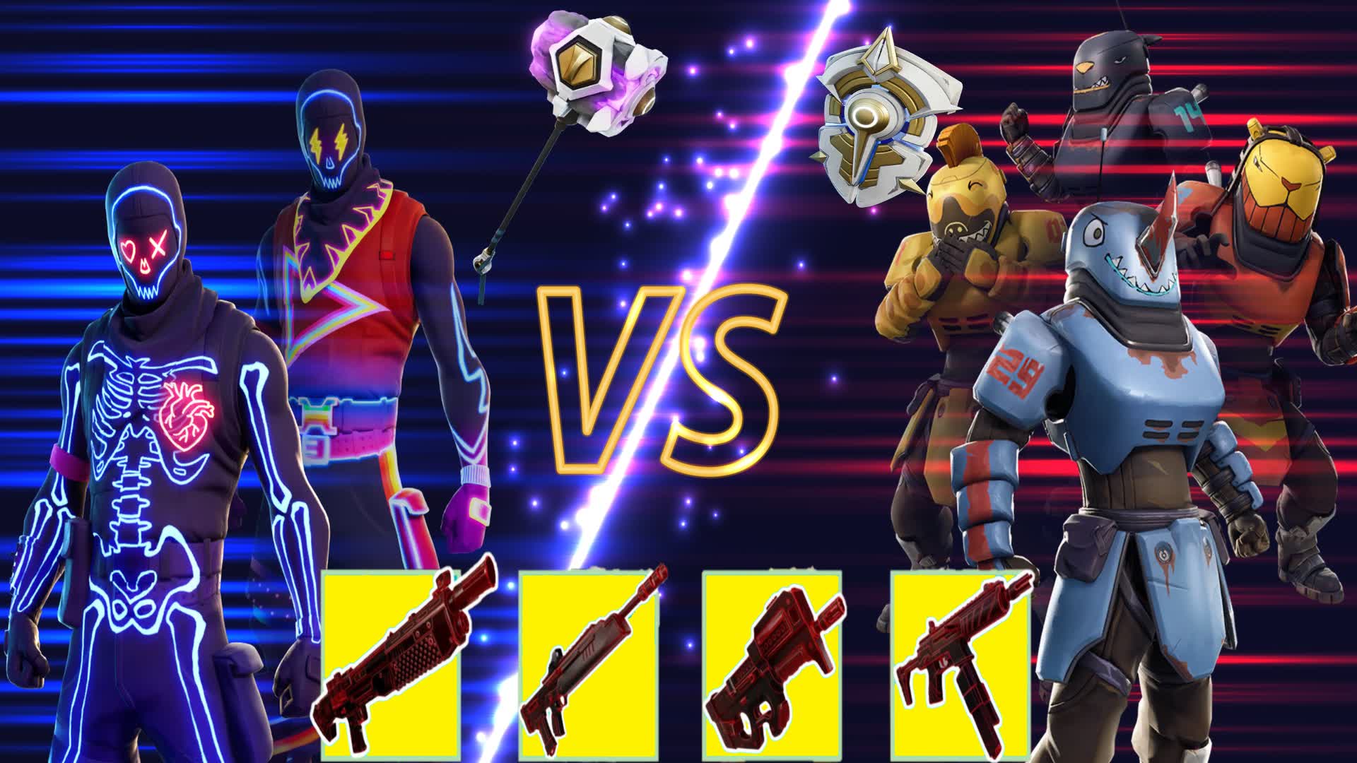Players VS Robots - Cyber City 5719-8875-7951 by apfel - Fortnite ...