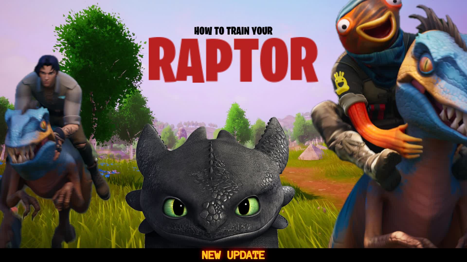 HOW TO TRAIN YOUR RAPTOR 2102-5216-8514 by xenru - Fortnite Creative ...