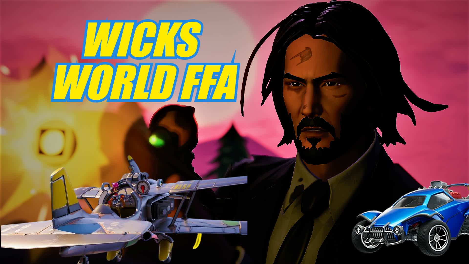 Wicks World FFA🎮TC-CHAOSGAMING 9997-3370-1669 by chaosgaminglive - Fortnite