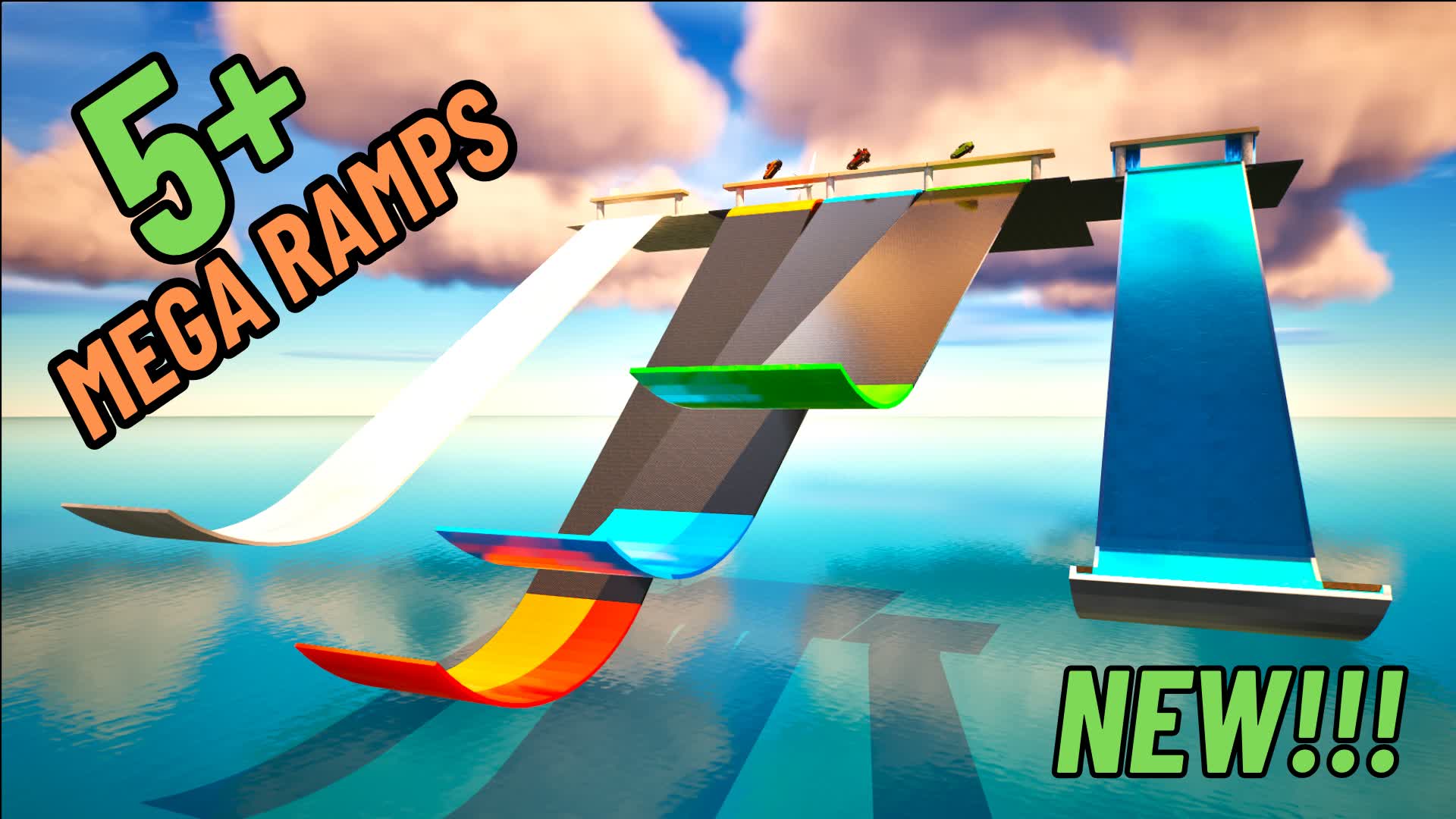 CARS MEGA RAMPS ⭐ 3176-7647-7470 by porkitaly - フォートナイト