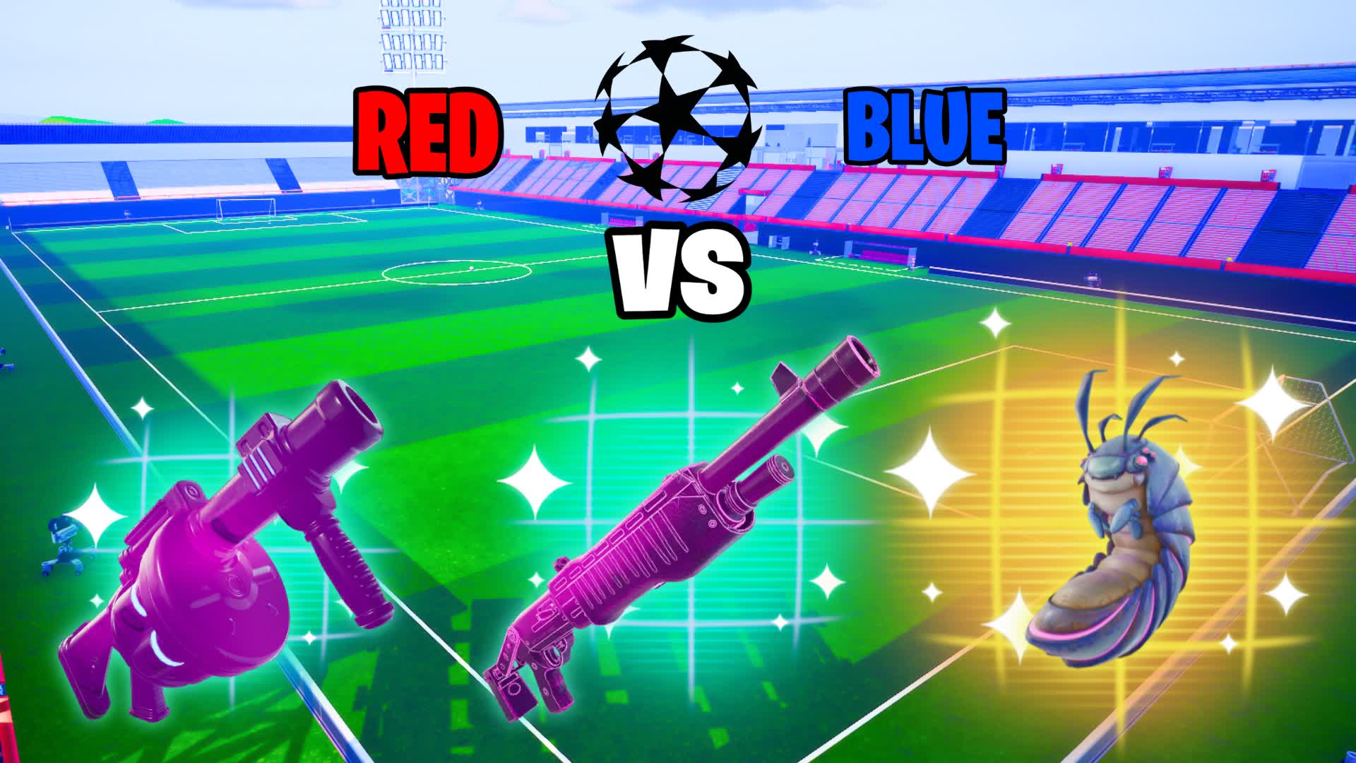 STADIUM RED VS BLUE 🔴🔵(UCL) 9661-4159-1407 by guli - Fortnite