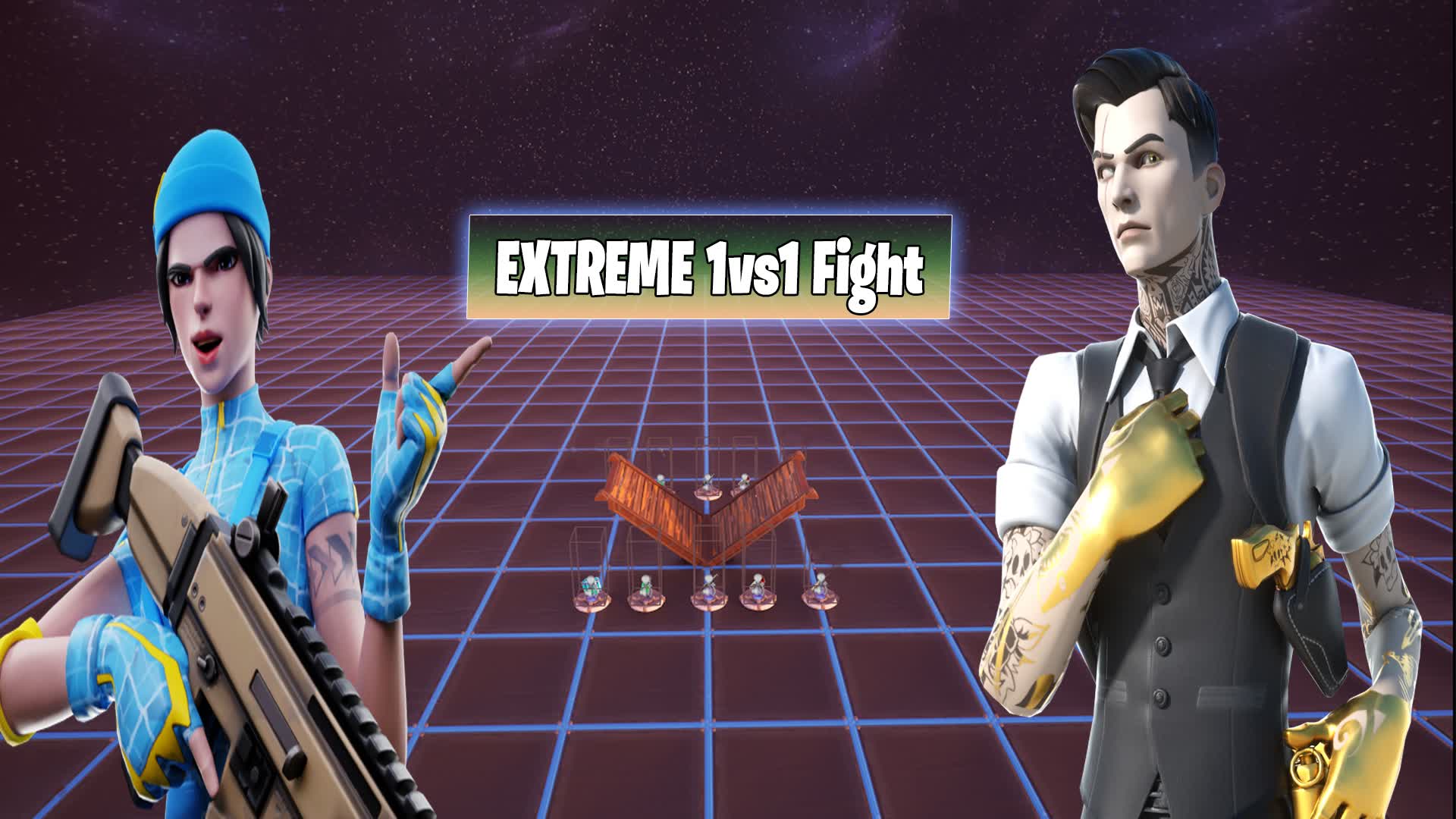 Extreme 1vs1 Figth 3673-1709-5315 by ak_gaming - Fortnite Creative Map Code - Fortnite.GG
