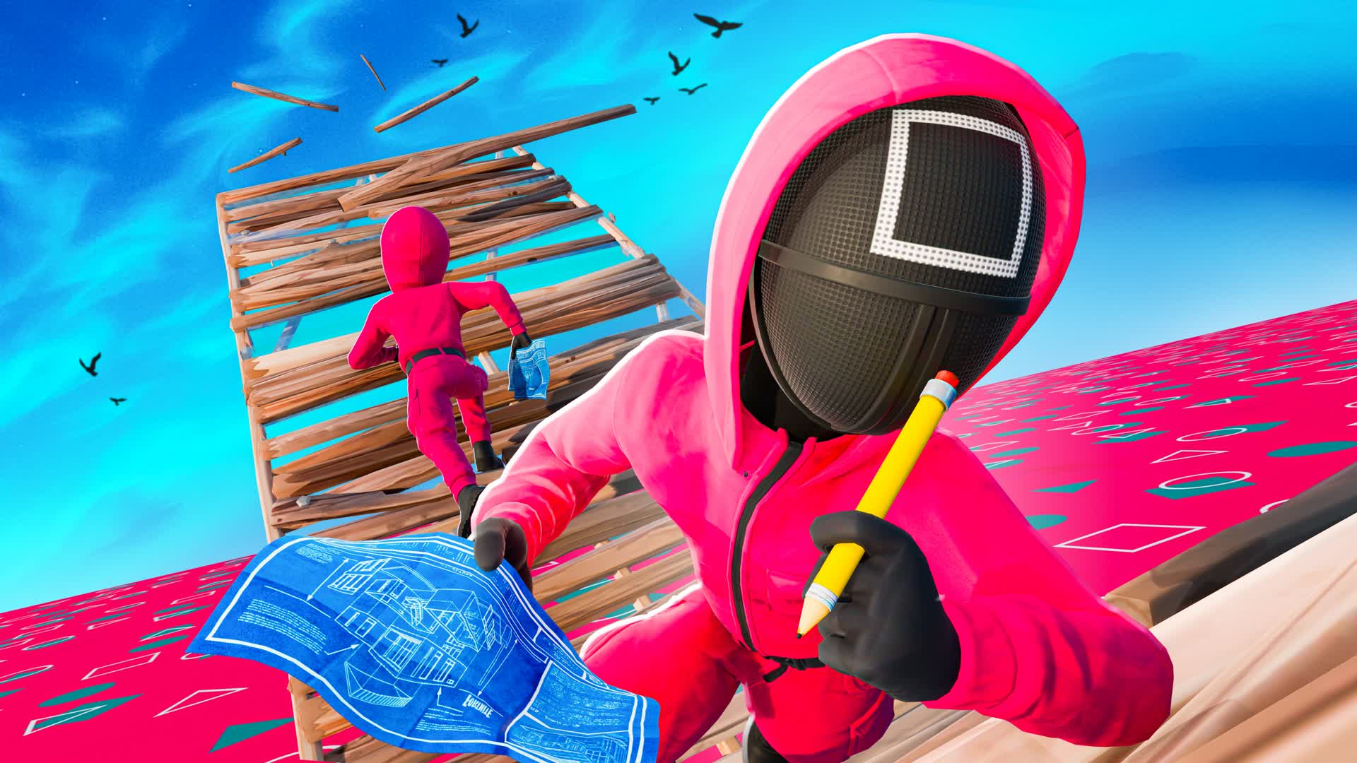 Squid Game 1v1 Build Fights📝 0555-3213-9218 by goat_leo - Fortnite ...