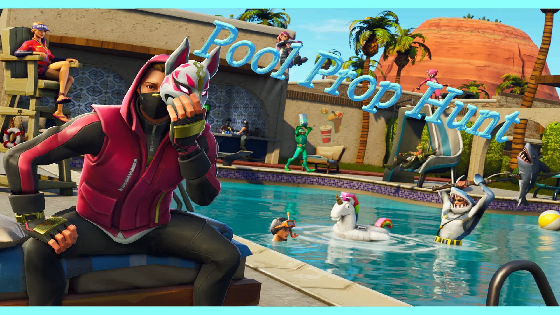 Pool Prop Hunt 3149-0660-8759 by tpd-tatum - Fortnite Creative Map Code - Fortnite.GG