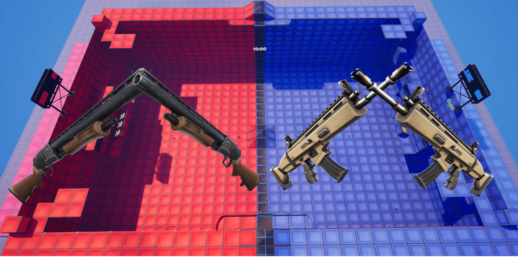 RAGE RED VS BLUE🔴🔵 6069-7245-3145 by coconsteam - Fortnite Creative Map ...