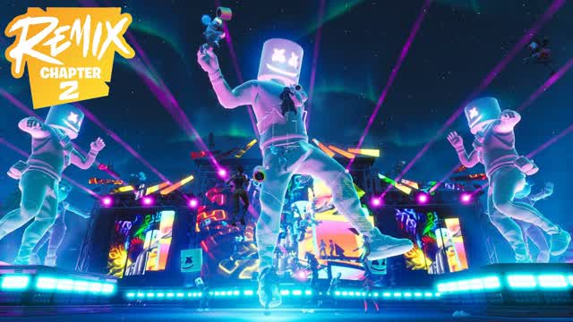 REMIX TRAVIS SCOTT LIVE EVENT MAP 8563-4485-7625 by darkv - フォートナイト