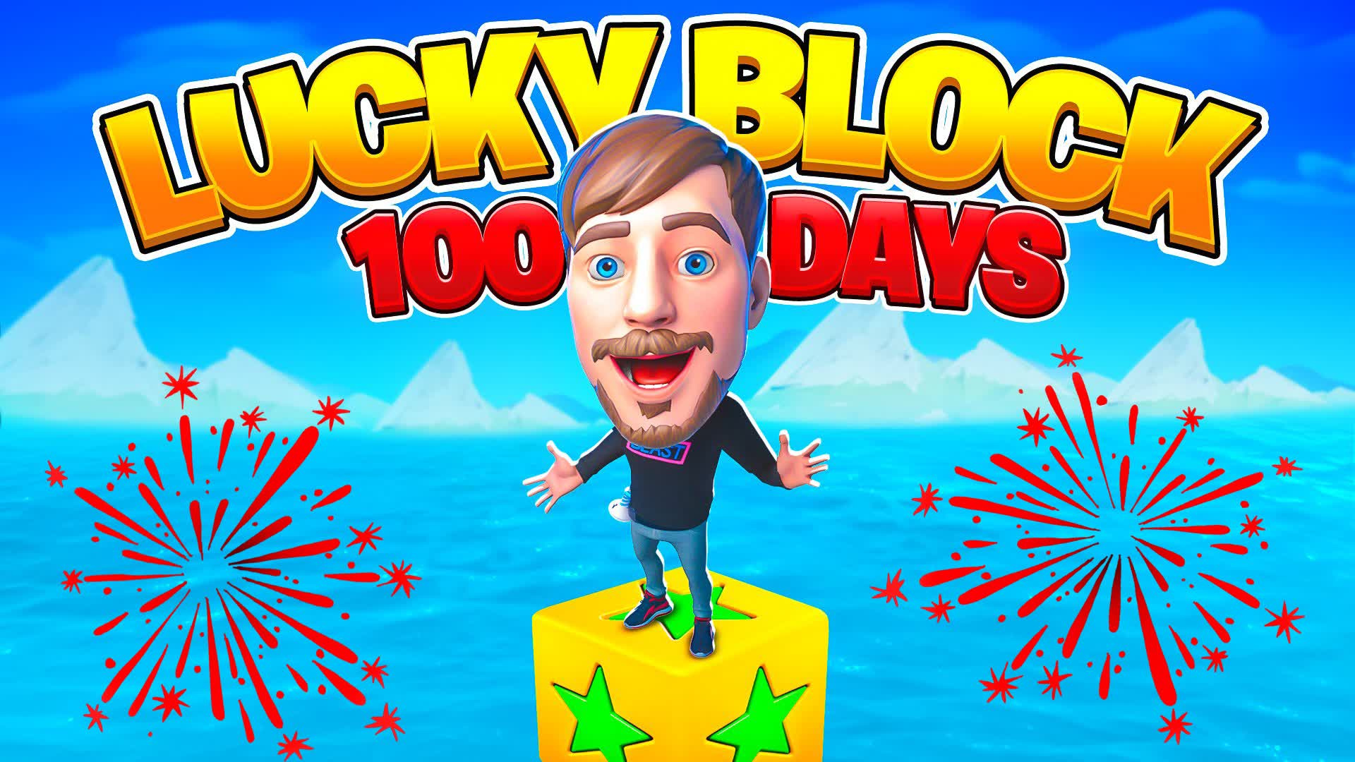 ONE LUCKY BLOCK 100 DAYS 1236-1022-9890 by a.c.e - Fortnite Creative ...