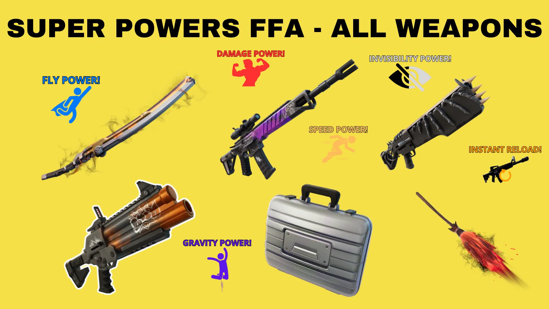 HEROES FFA SUPER POWERS - ALL WEANPONS 8155-5235-6228 by wolf_rafatlds ...