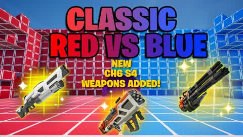 [S4 WEAPONS] CLASSIC RED VS BLUE 🔴🔵 7077-0195-7370 by syko09 - Fortnite ...