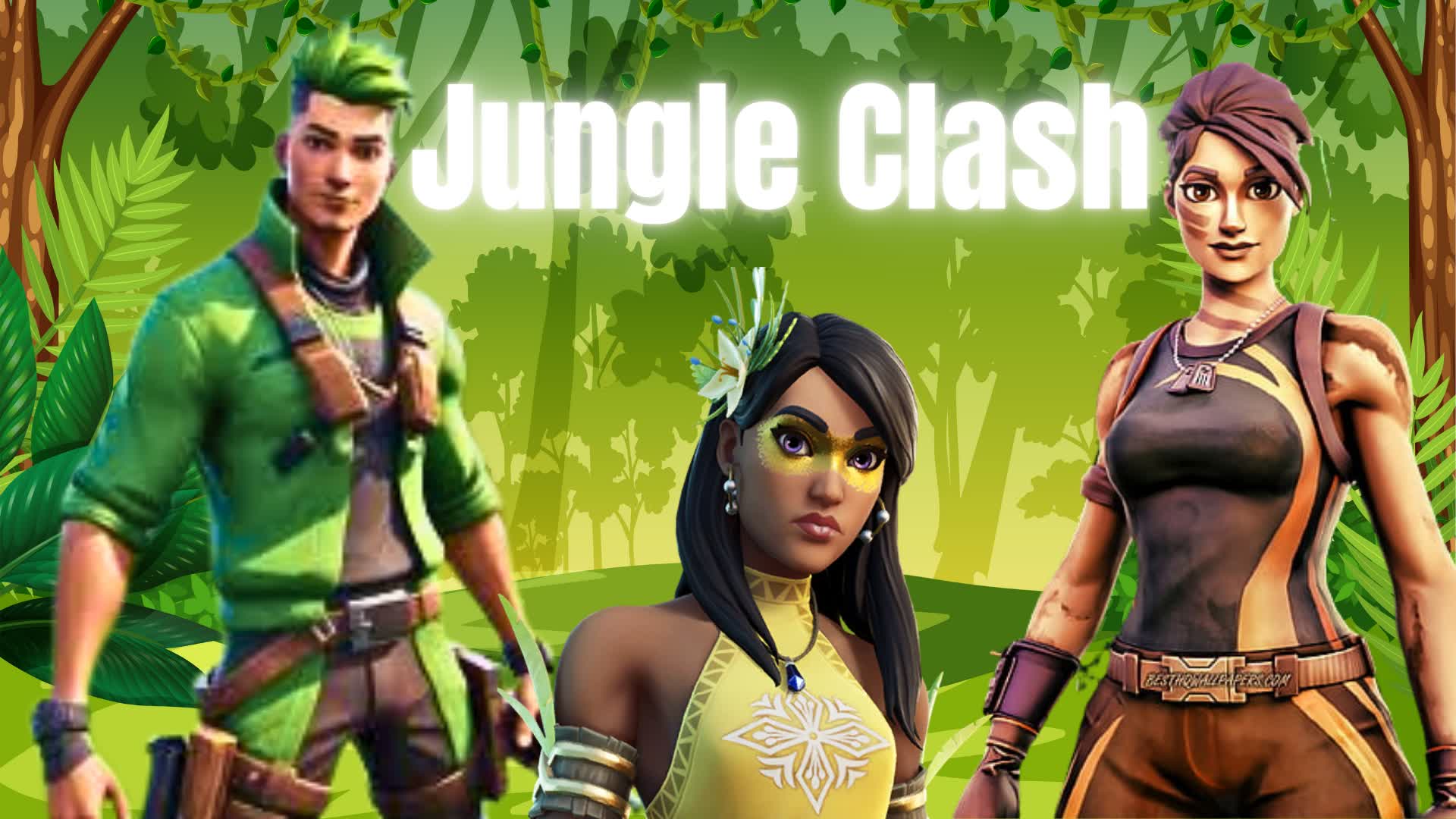 Jungle Clash 🌴 2117-4267-2605 by shadowbyte - Fortnite Creative Map Code - Fortnite.GG