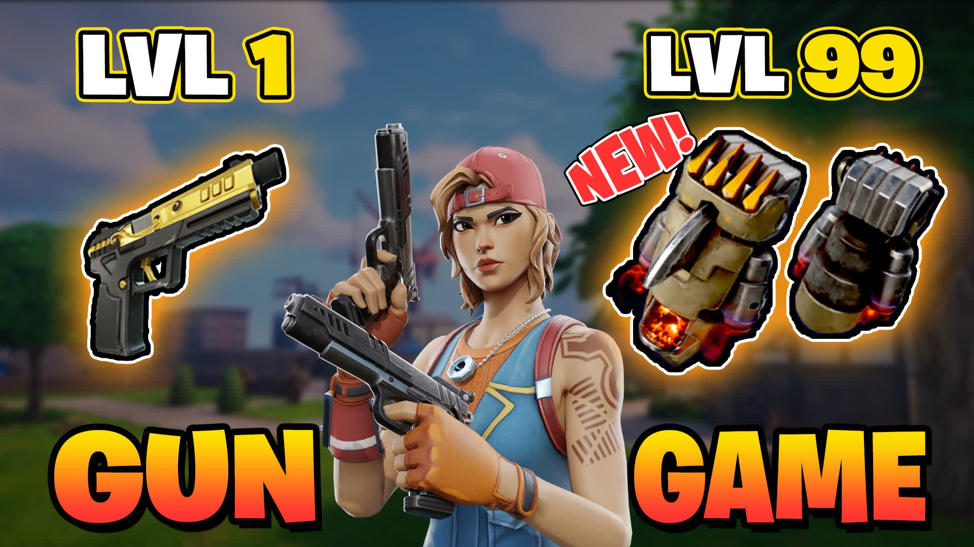 ⭐ GLORIOUS GUN GAME ⭐ 0501-4681-1576 by bigmac175 - Fortnite Creative Map Code - Fortnite.GG