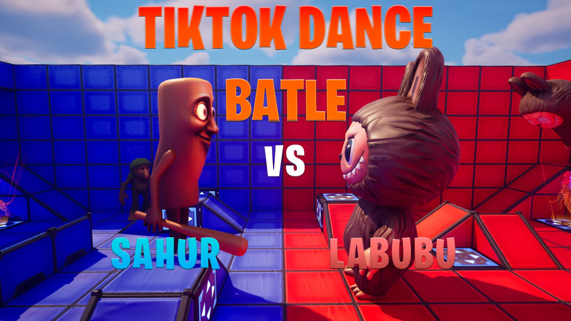 🎮 LABUBU RED vs SAHUR BLUE 🔴🔵 TIKTOK 9444-2479-0829 by typetag - Fortnite