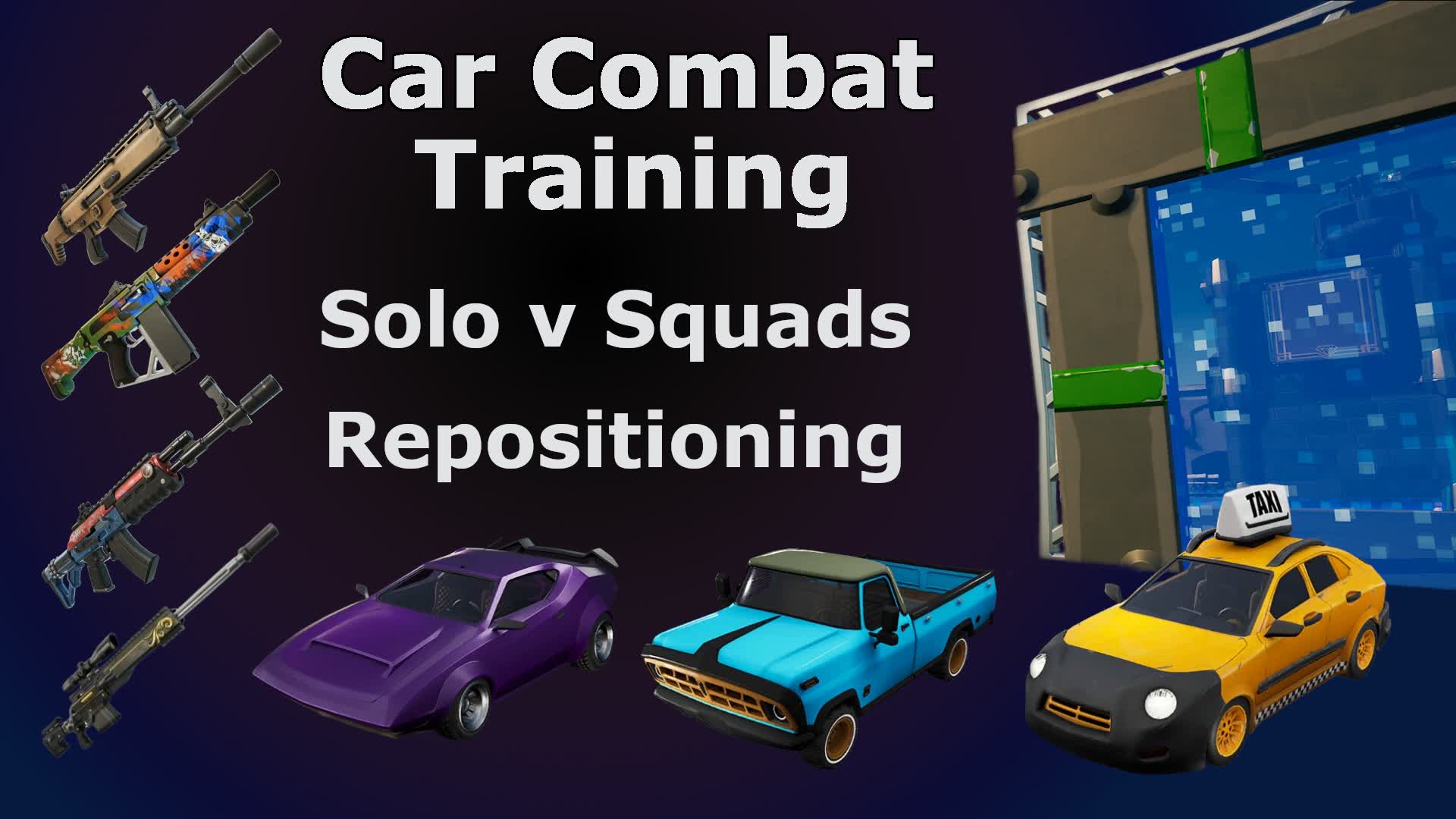 Car Combat 6894-7534-1397 by oldben - Fortnite Creative Map Code ...