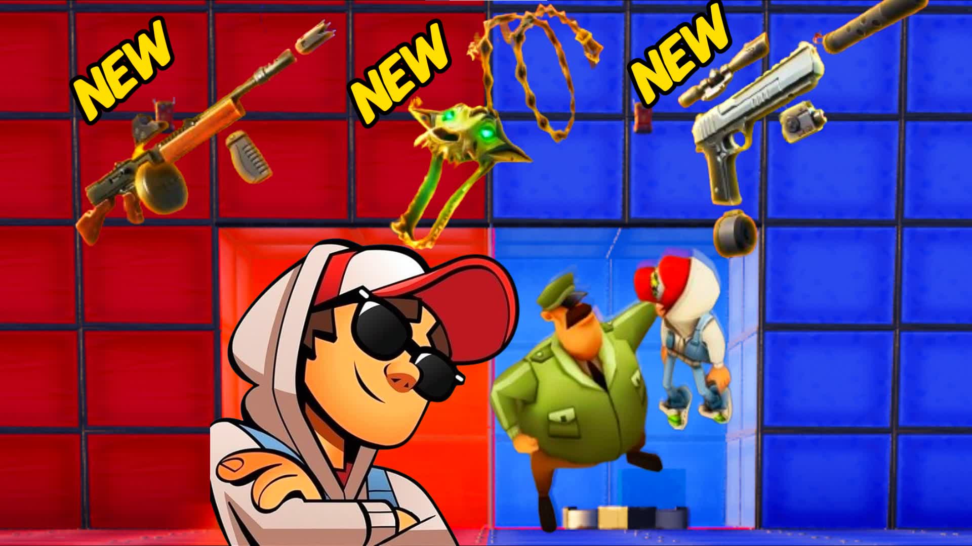 Crazy 🔴 Red vs Cop 🔵 3927-6784-4950 by lasseone - Fortnite Creative Map ...