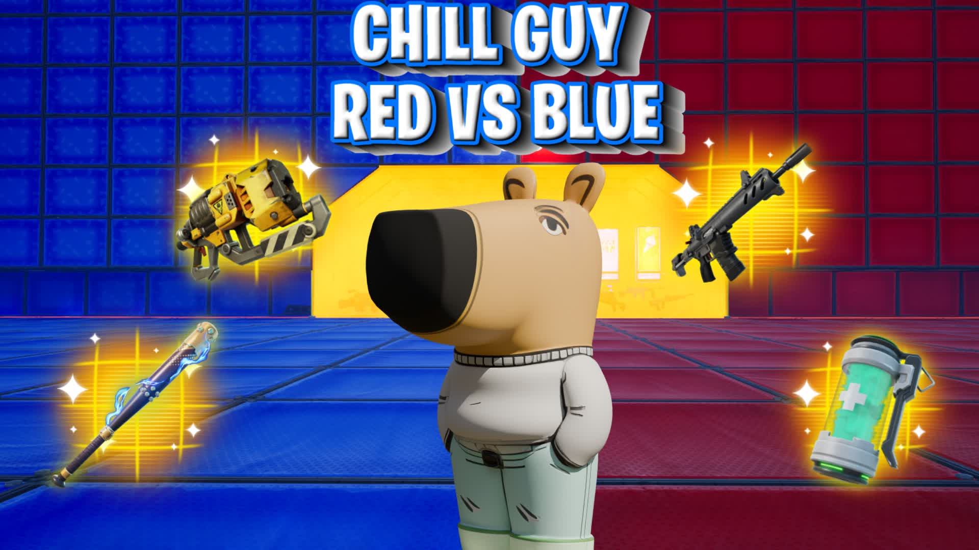 CHILL GUY | RED VS BLUE 🔴🔵 8100-9974-9340 by sxbyexp - Fortnite ...