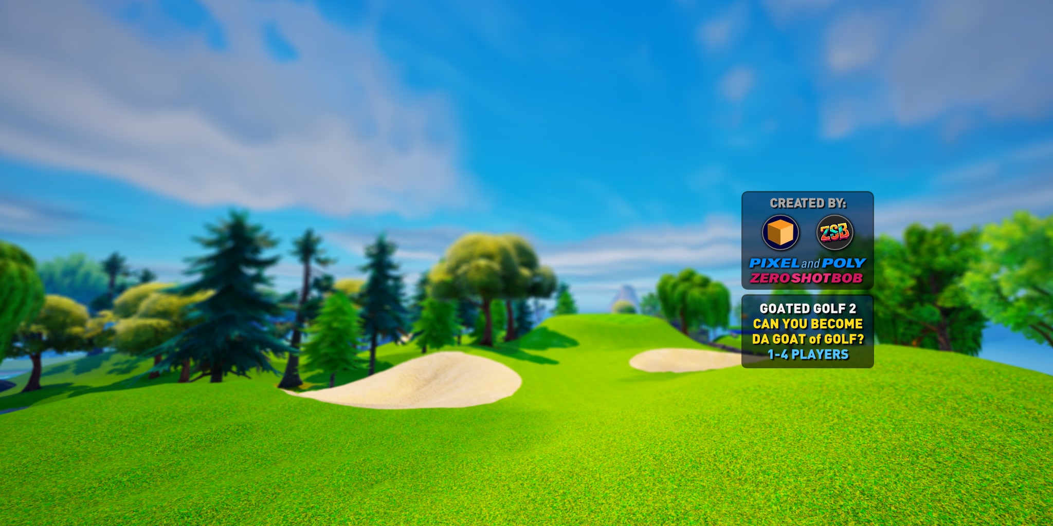 Goated Golf 2 - ゴルフ 2 6311-9119-8096 by pixelandpoly - Fortnite Creative Map Code - Fortnite.GG