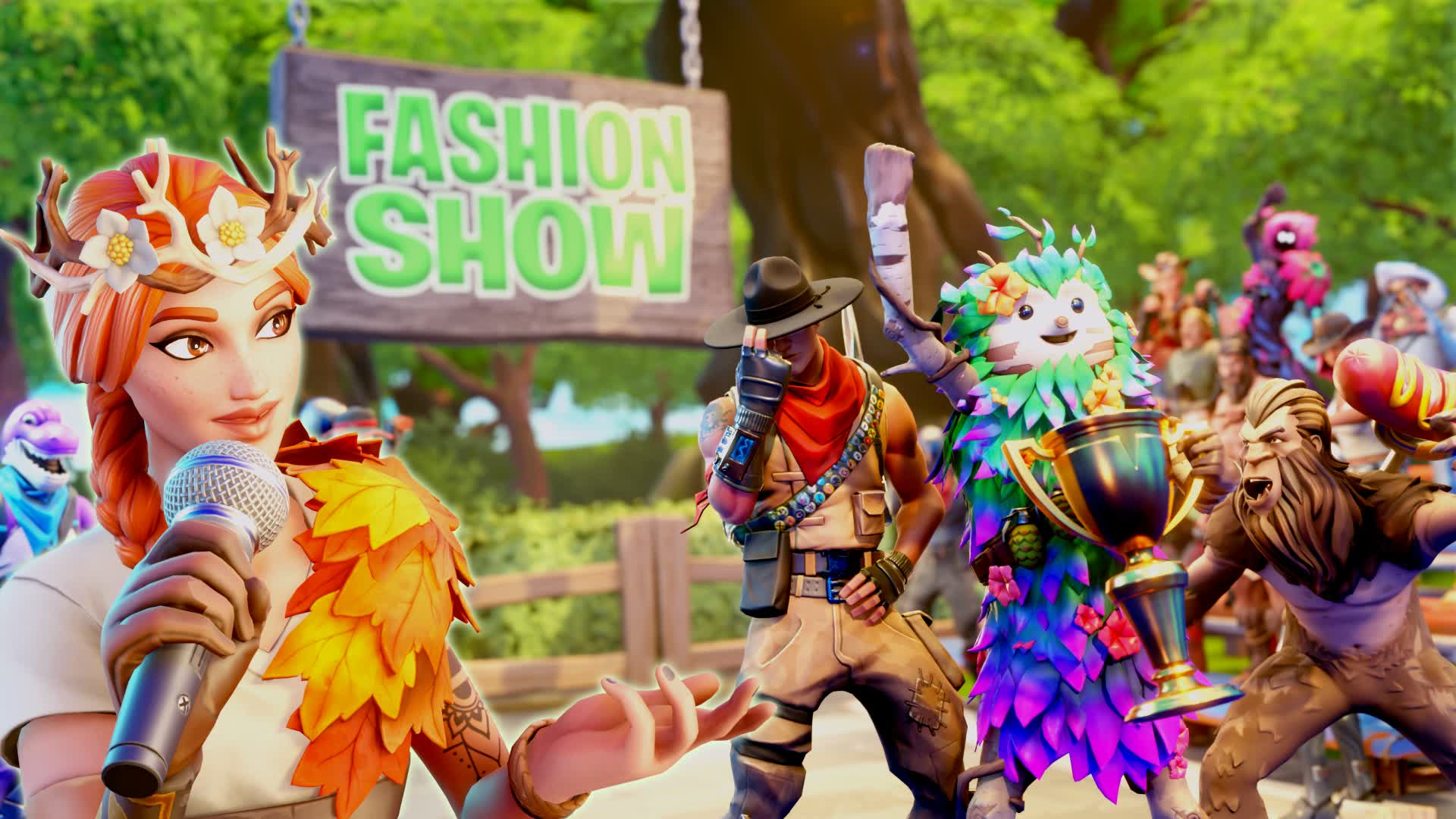 Play 🌲 Outdoor Streamer Fashion Show 👑 - 3960-1904-0182 | Fortnite Zone