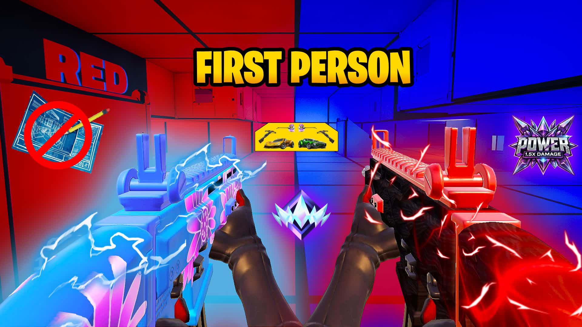 Mini Red vs Blue First-Person 🔴🔵 5075-1348-9073 by yukai - Fortnite