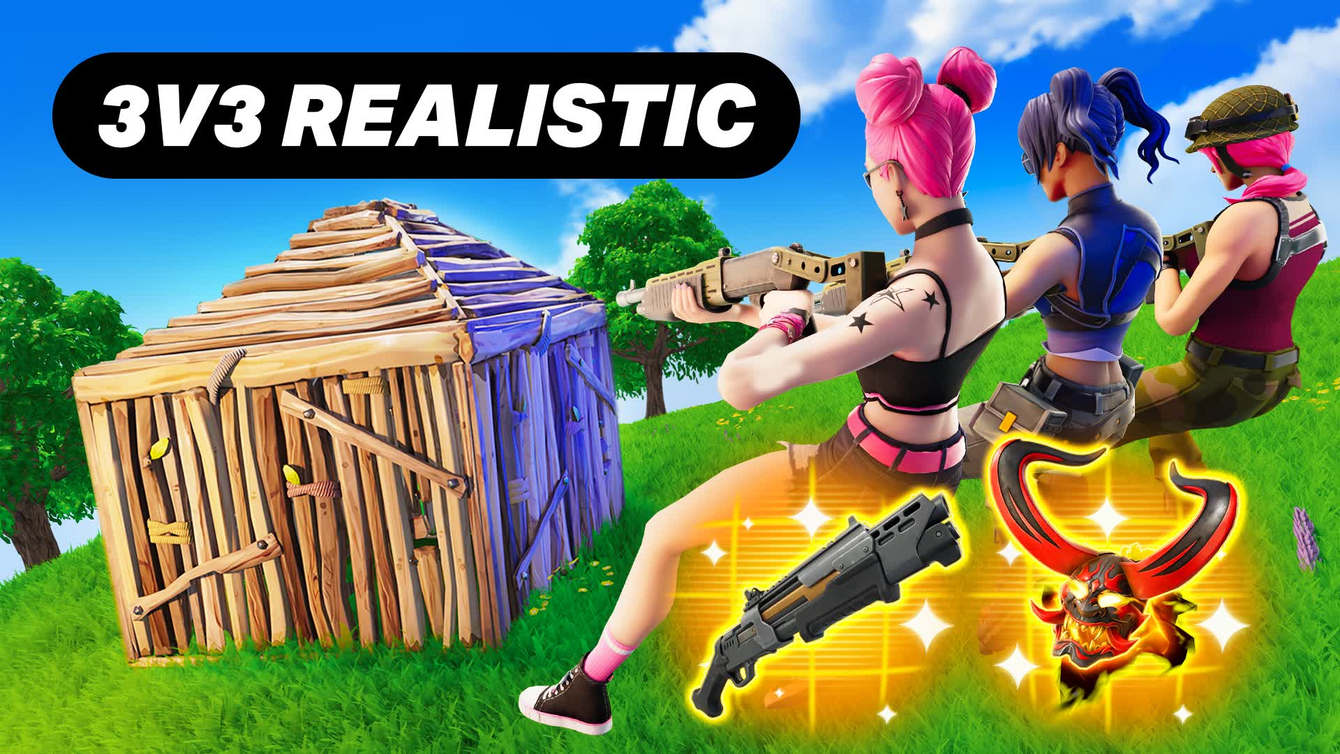 3v3 Realistic Fights 🎯 GNA [SPEED] 6722-4732-8370 by gnapractice - フォートナイト
