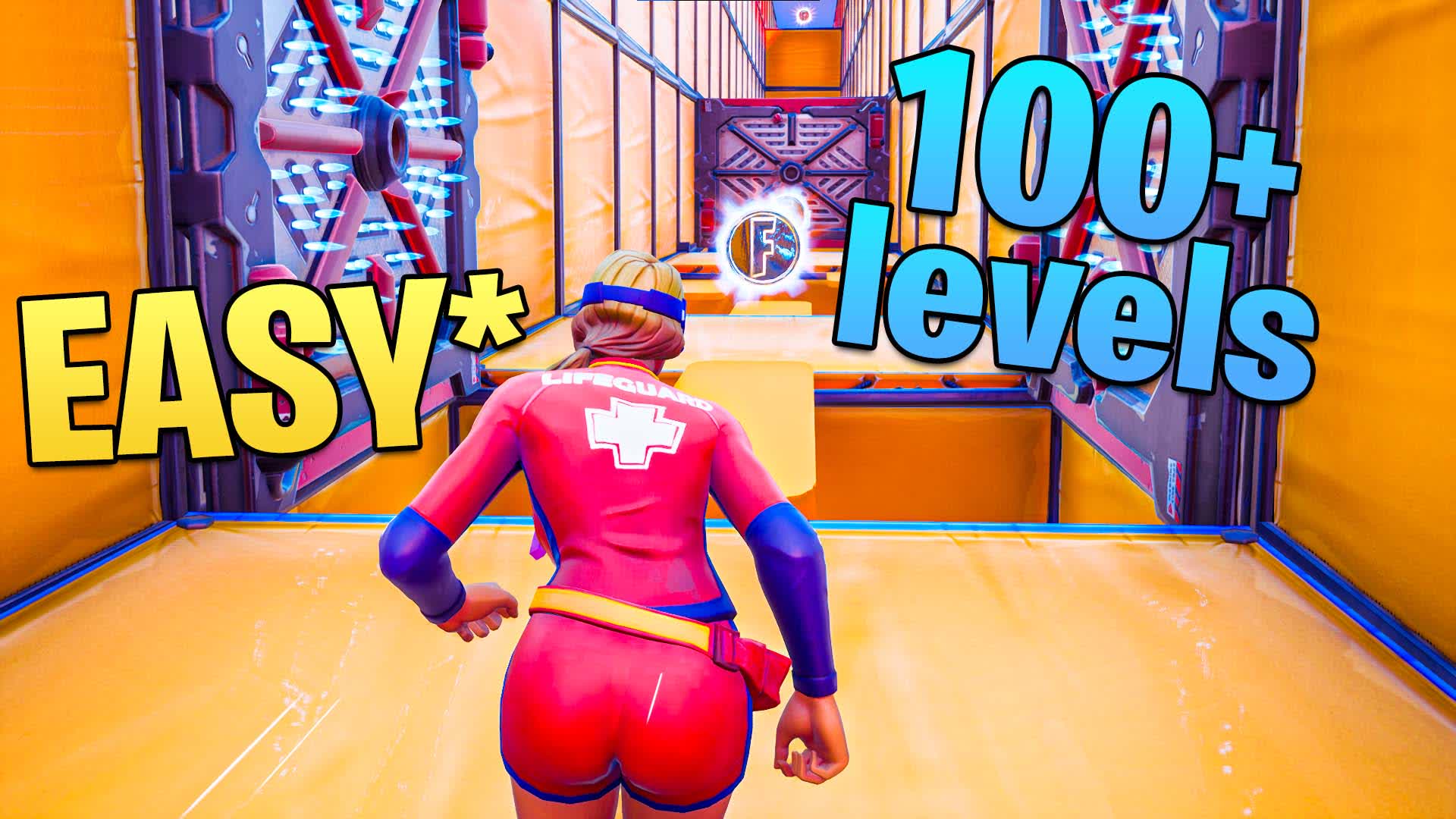 100 LEVEL DEFAULT PARKOUR 💨 6796-1220-8519 من ابتكار fade3 - Fortnite
