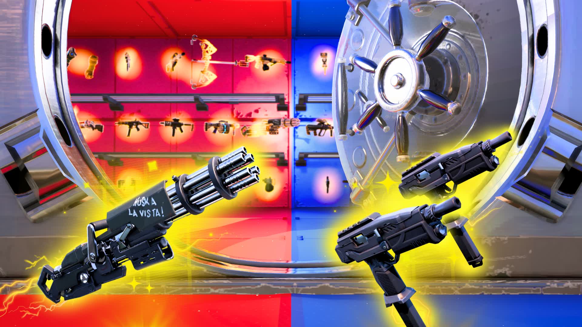 ALL GUNS RED VS BLUE HEROES 🔴🔵 7263-8300-7933 by philly_co-op ...