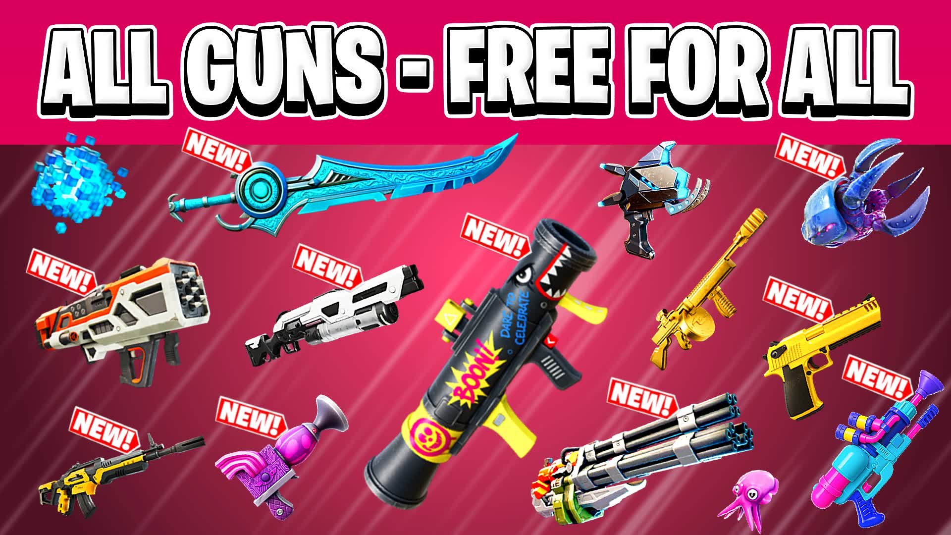 SQUID ⭐ ALL GUNS - FREE FOR ALL (BOTS) 8831-5323-6427 by xrai - Fortnite