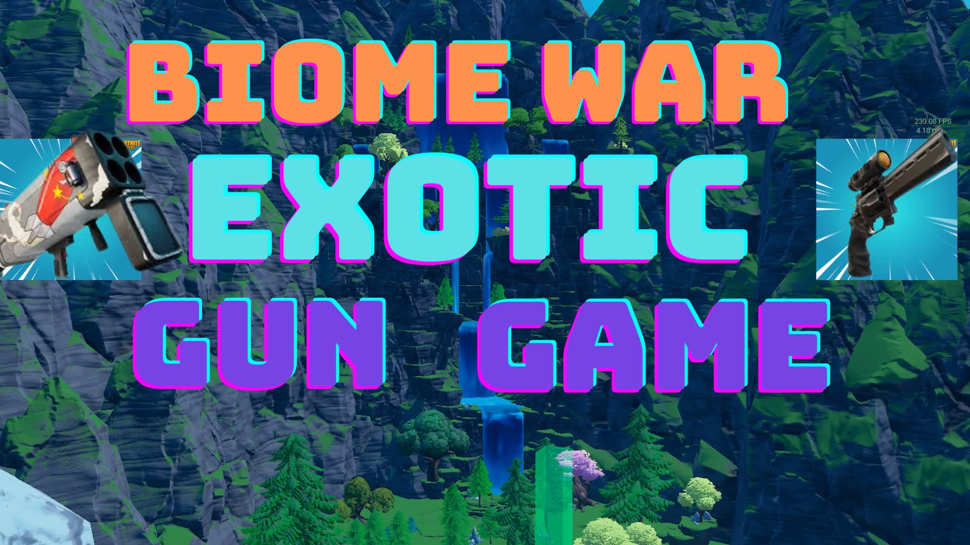 🔥Biome War EXOTIC Gun Game🔥 5917-8642-9885 by techfnc - Fortnite Creative Map Code - Fortnite.GG