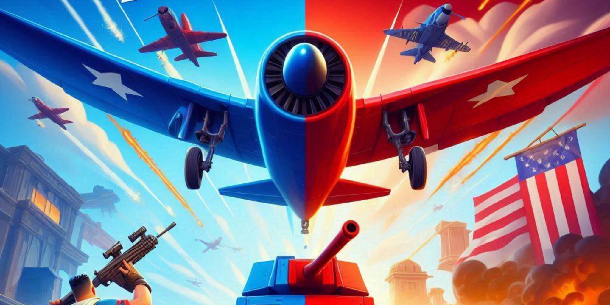 🥵RED VS BLUE : Royal Wars Air Battle 🥶 5670-1672-4764 by jul.uefn ...