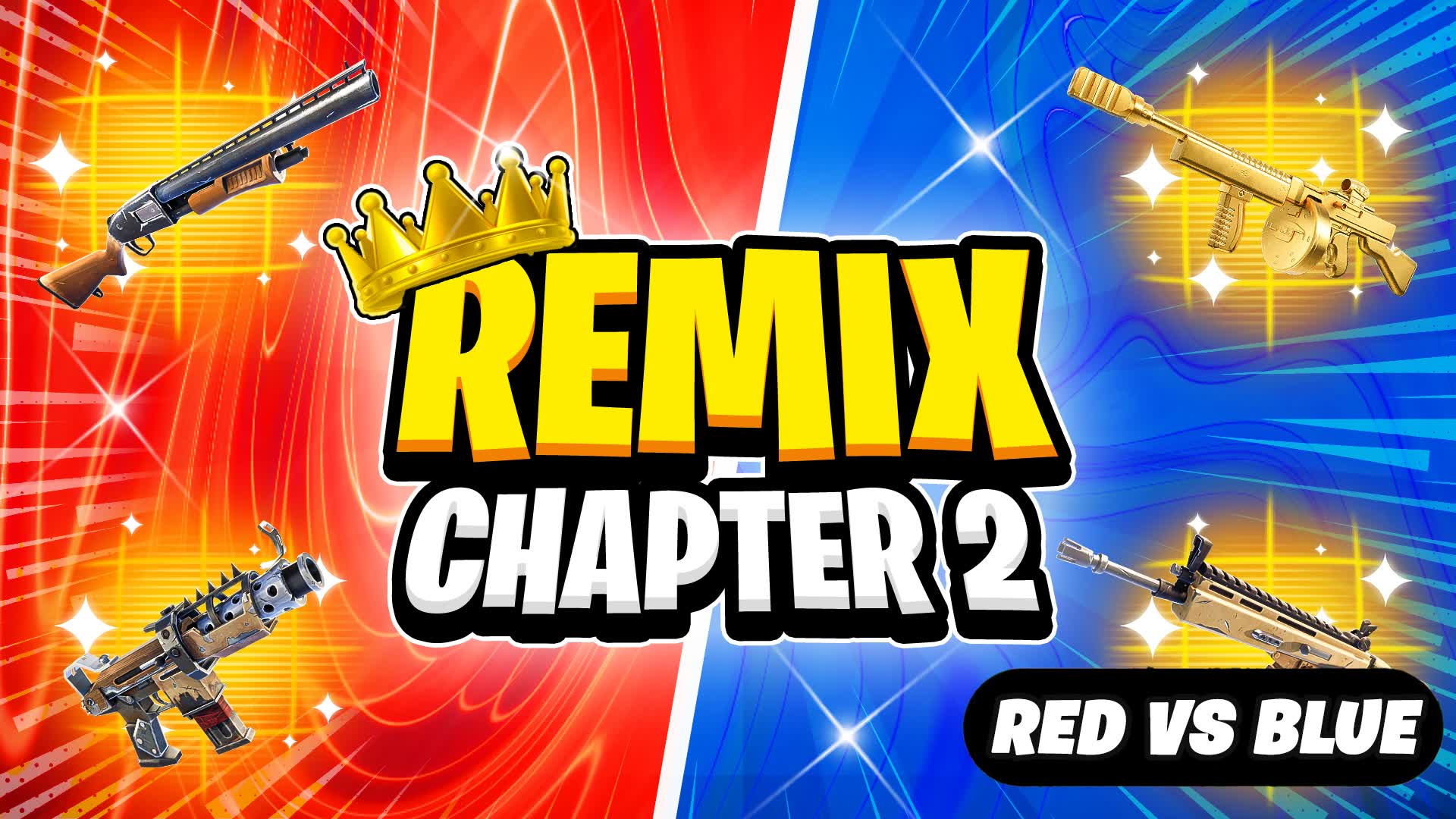 Remix Chapter 2 Red VS Blue 🔴 🔵 4970-9413-0878 by houssacademy ...