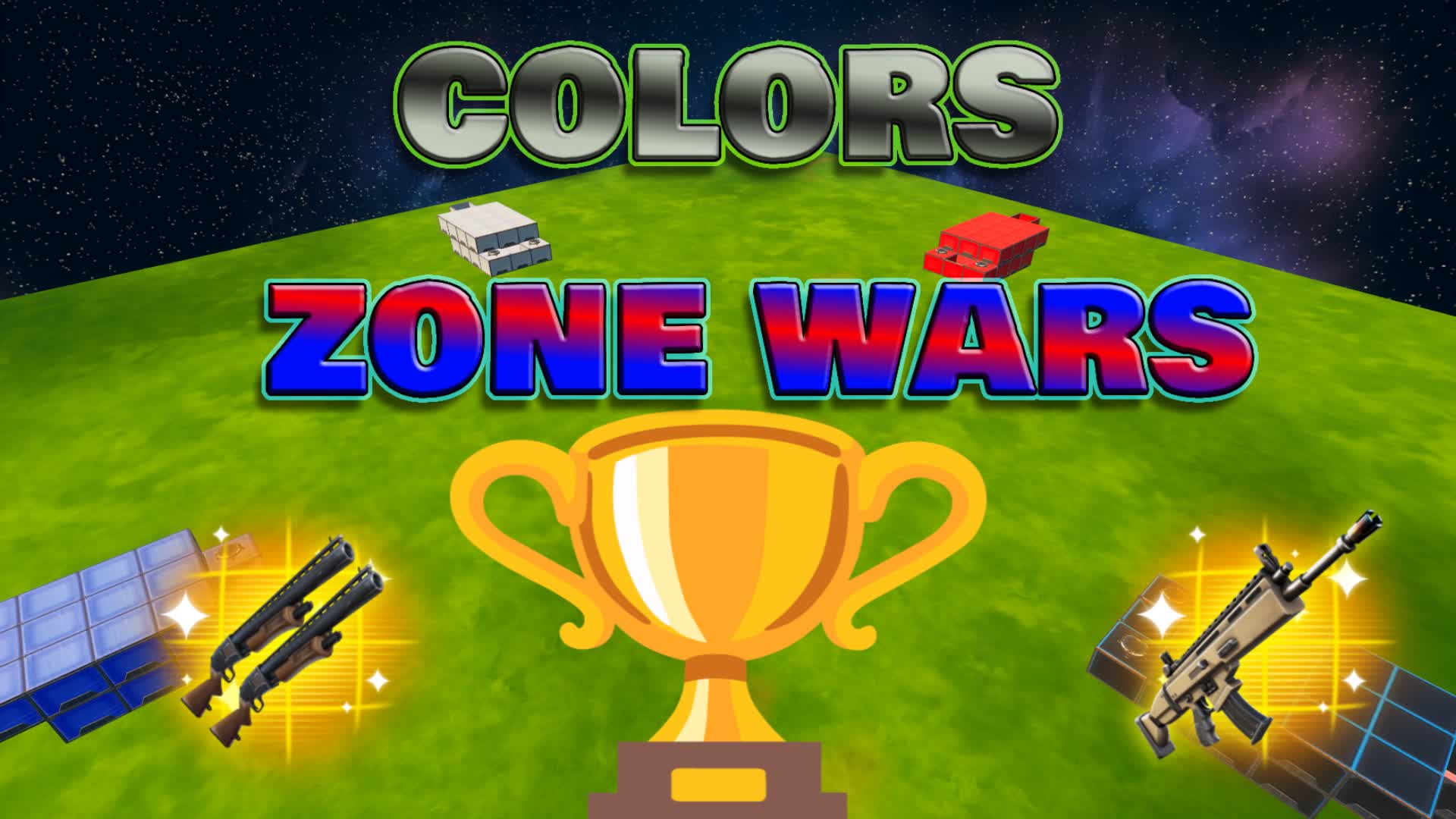 COLORS! ZONE WARS 💎 9787-0516-7041 by wigo2019 - Fortnite Creative Map ...