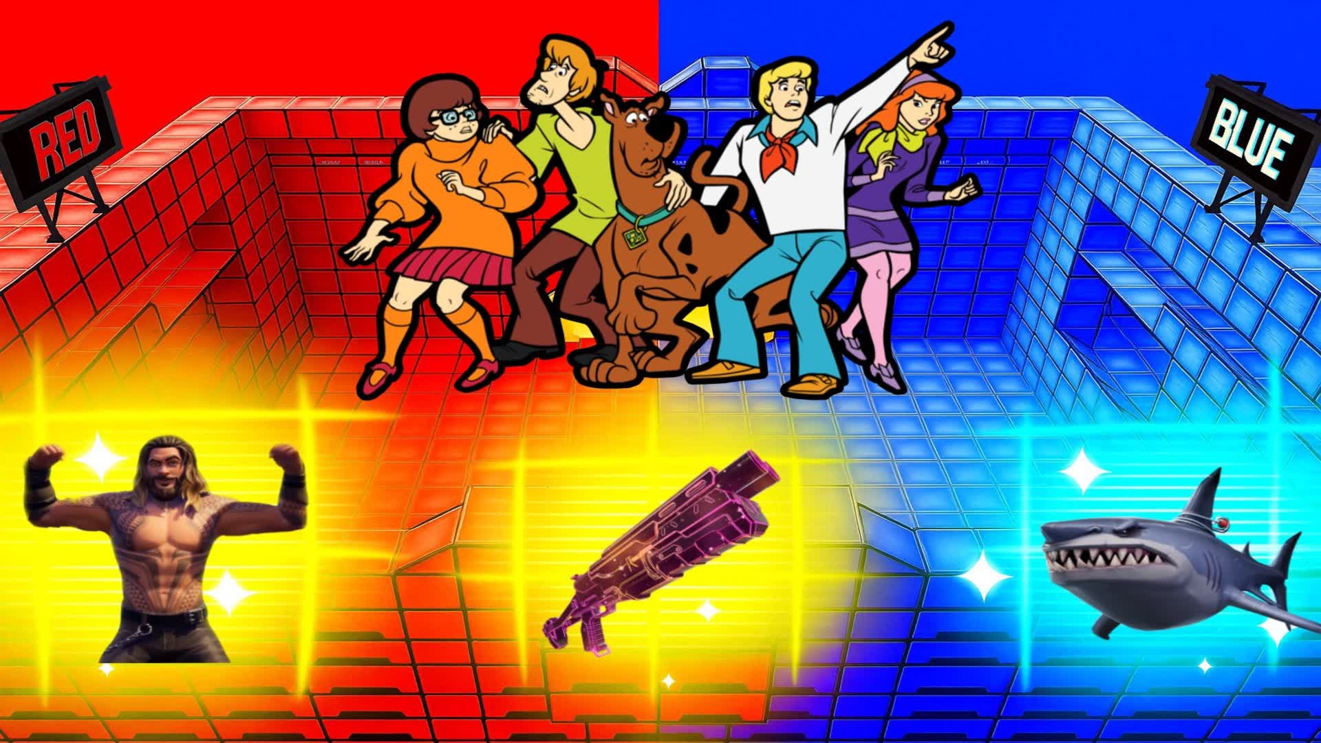 SCOOBY DOO SUPER RED VS BLUE 🔴🔵EPIC (1832-6300-4955) by eufnstudio ...