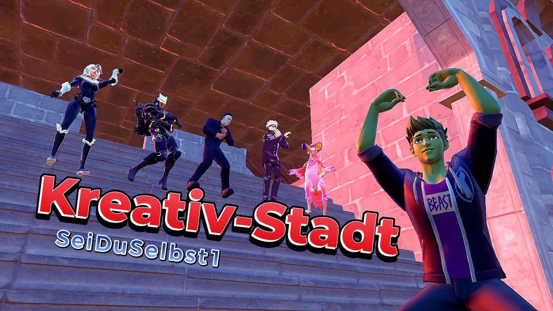 Kreativ-Stadt von YT_SeiDuSelbst1 2603-9611-3277 by loool - Fortnite Creative Map Code - Fortnite.GG