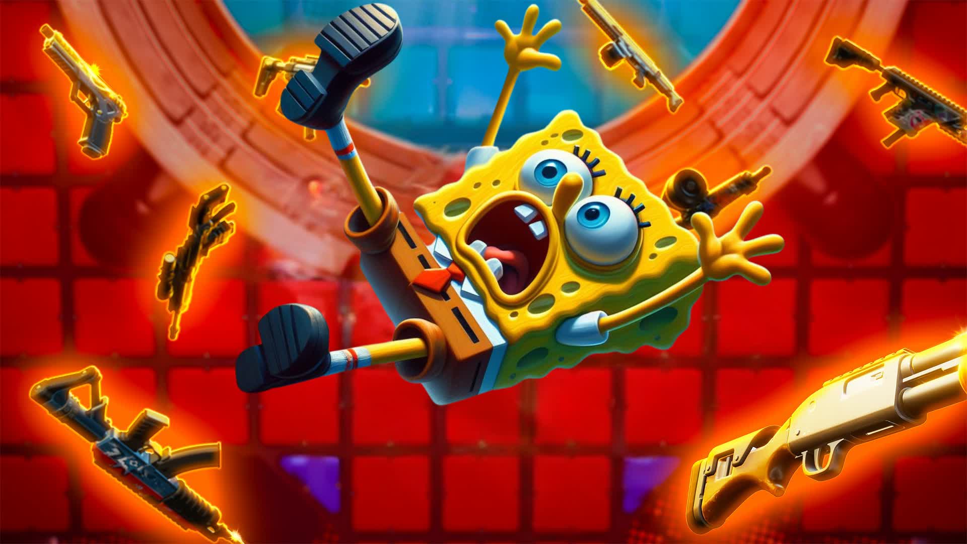 SPONGE PIT - FREE FOR ALL 0860-1818-3450 by tazzx_x - Fortnite