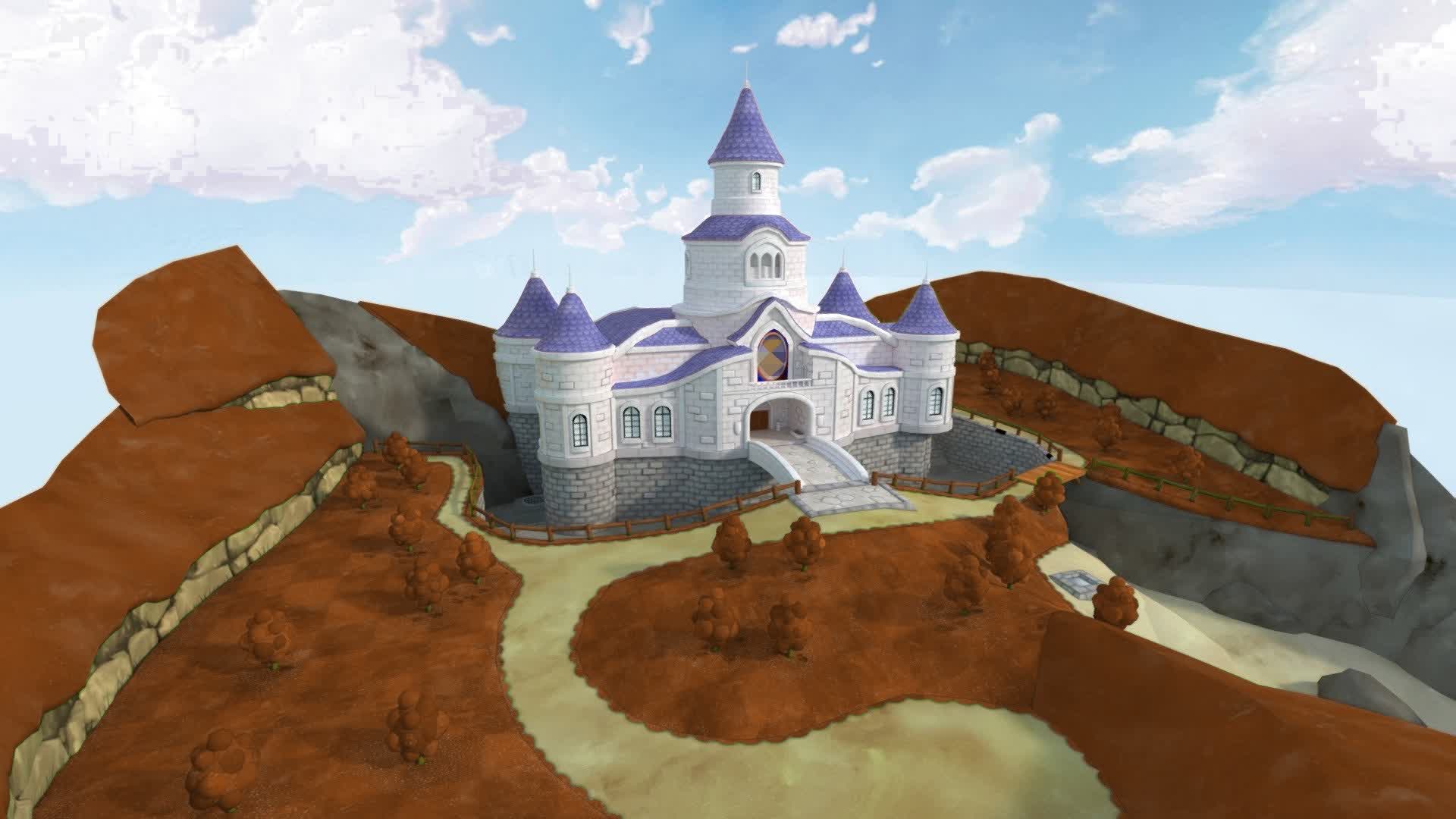 Castle Courtyard ( Autumn ) 0029-4057-3873 by ijo - Fortnite Creative ...