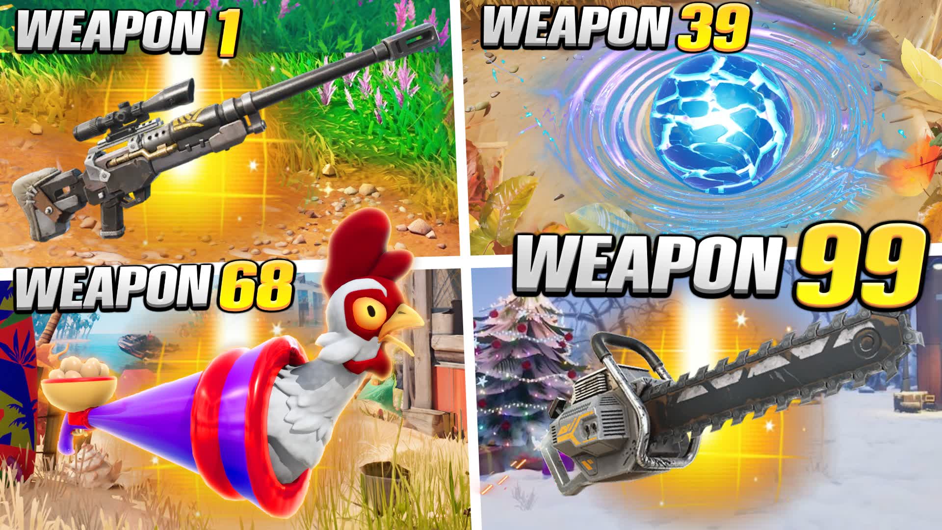 🌸🌞 🍁SEASONAL GUN GAME 🔫ONE SHOT 🎯 6417-4109-1878 من ابتكار jamstudio - Fortnite