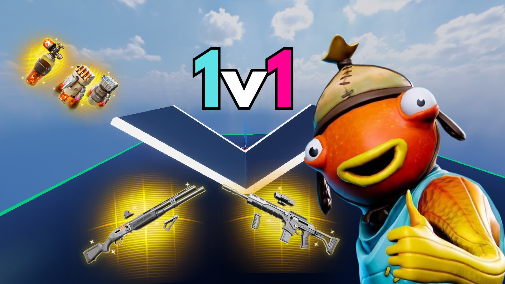 1V1 BUILD FIGHTS 1467-1276-5007 by prosetup - Fortnite Creative Map Code - Fortnite.GG