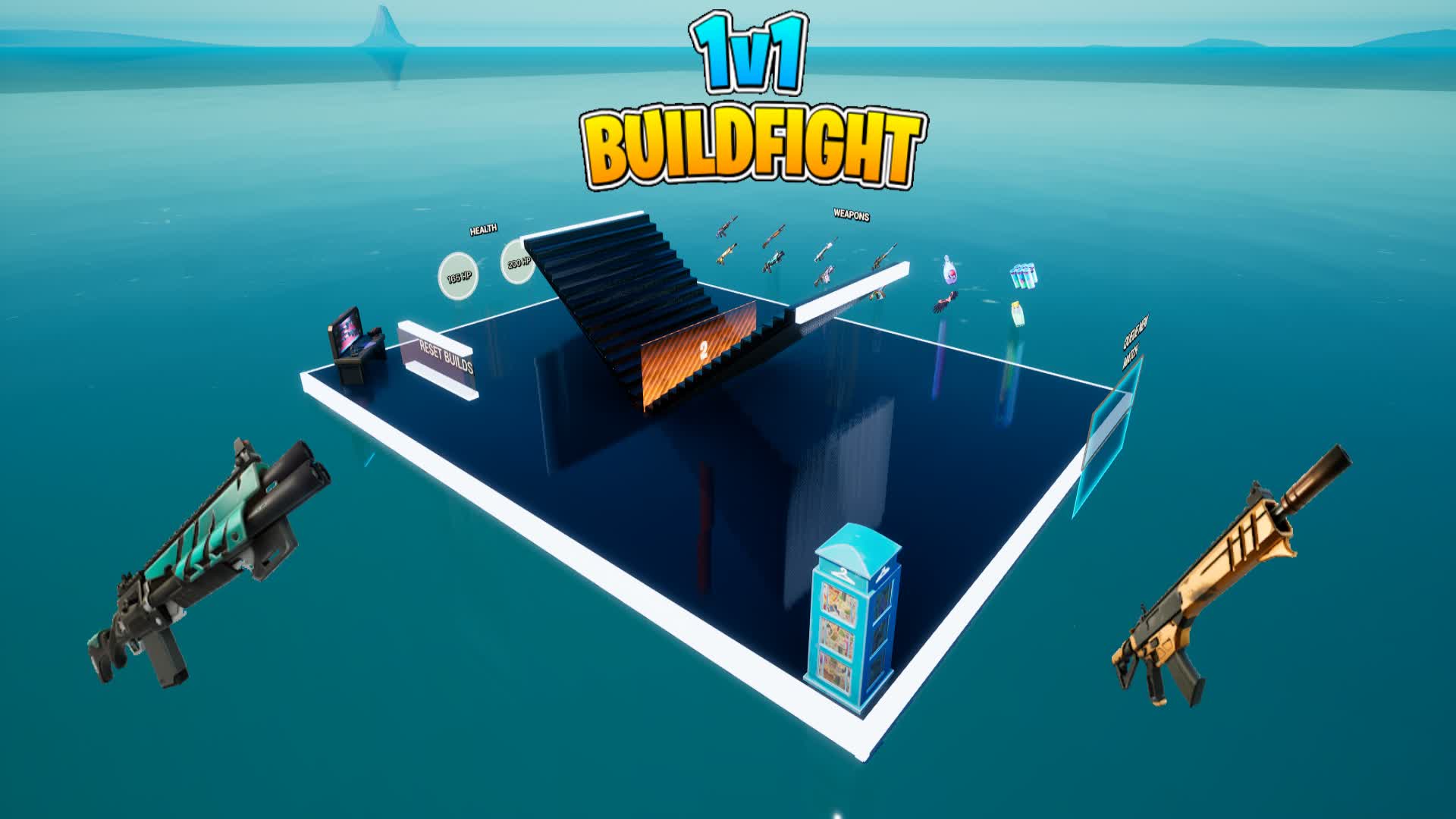 1v1 BUILD FIGHT - PRACTICE 0502-3463-1418 by xacey - Fortnite Creative Map Code - Fortnite.GG