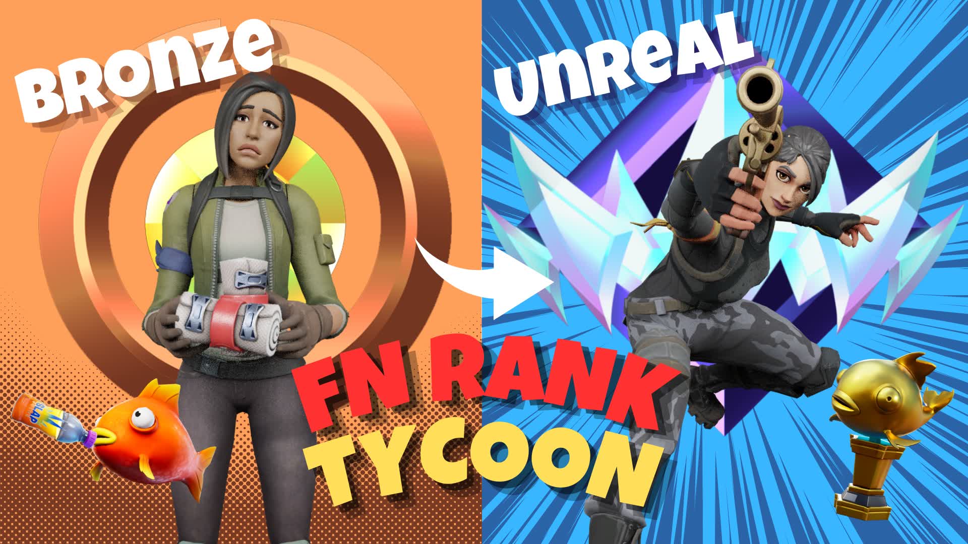 FN Rank Tycoon🎮 1216-8396-8508 by chunky_jp - Fortnite Creative Map ...