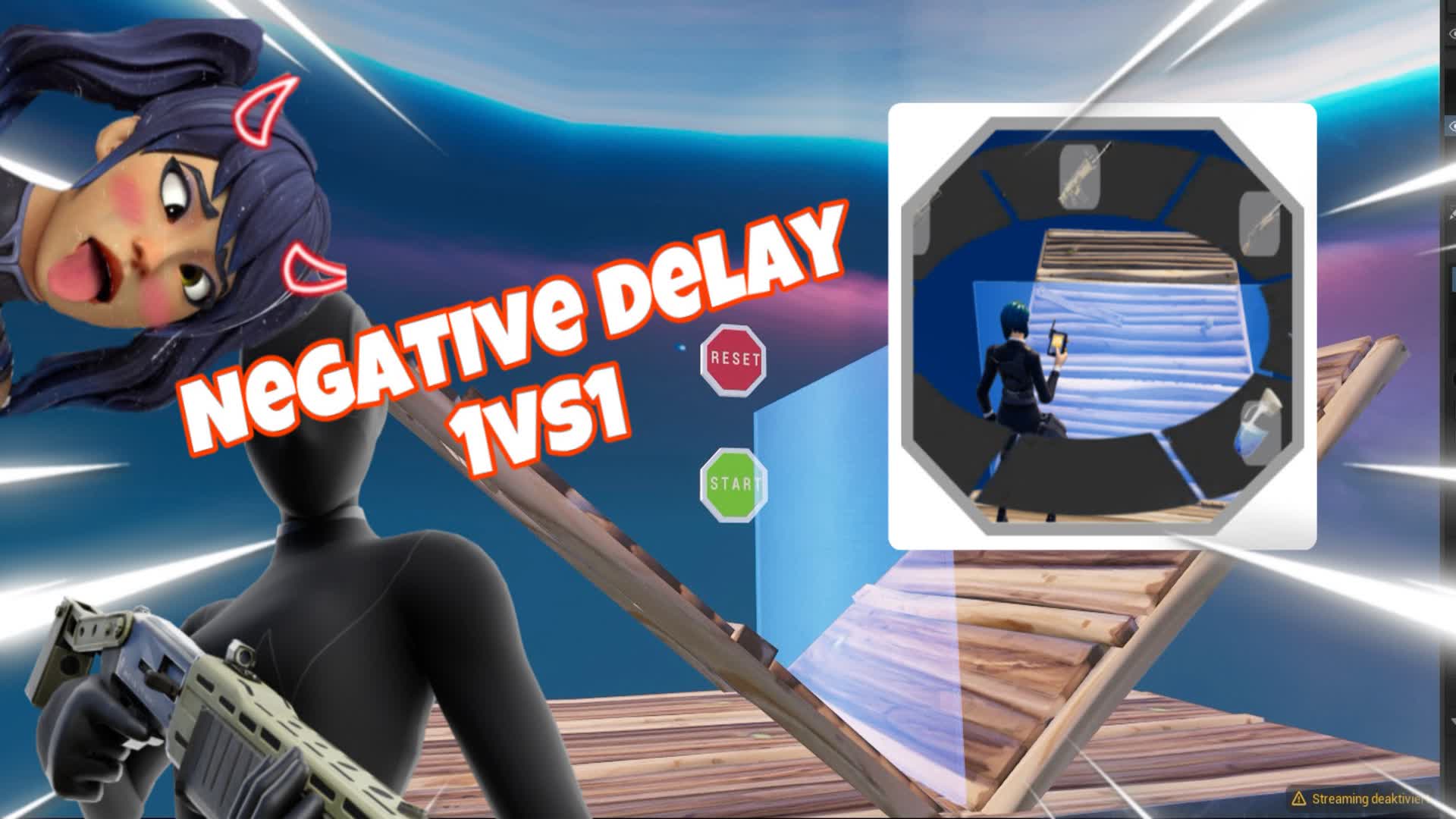 NEGATIVE DELAY 1VS1 🔥 9469-8924-0867 by baker_kurde - Fortnite Creative Map Code - Fortnite.GG