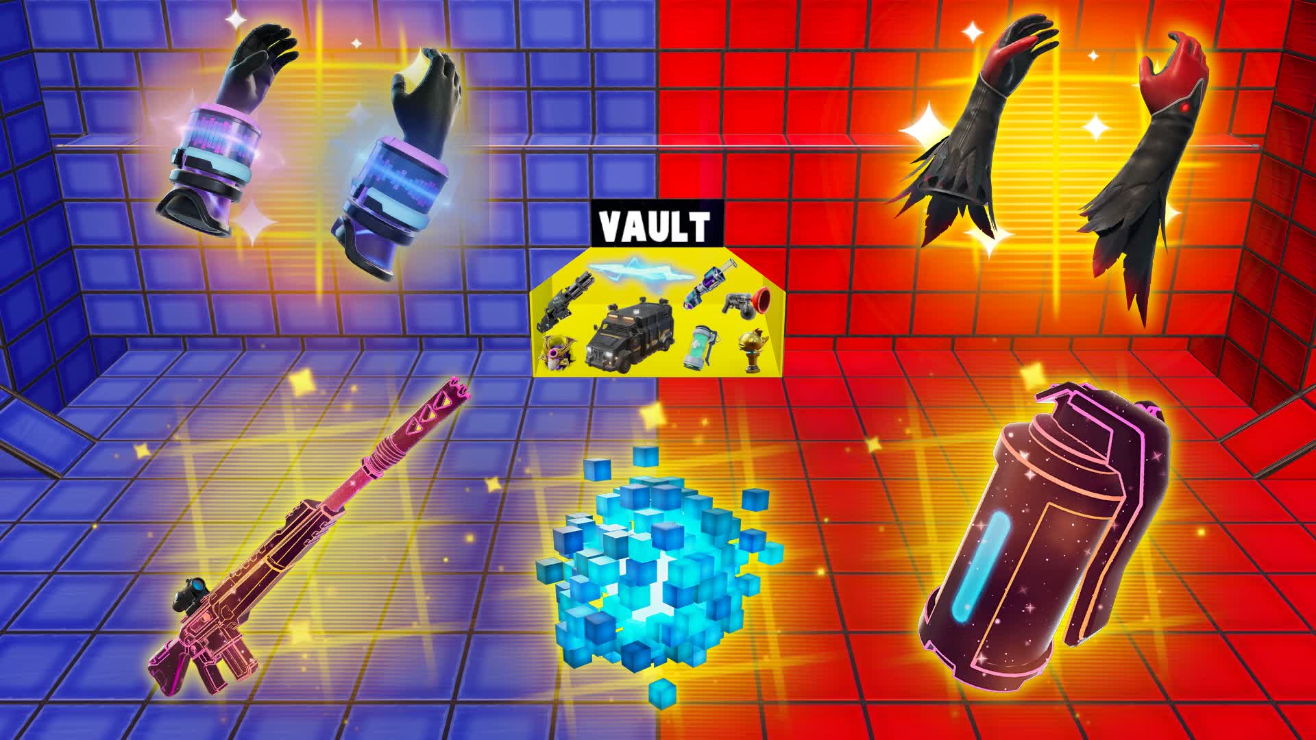 SUPER RED VS BLUE 5313-7846-4637 by mikep - Fortnite Creative Map Code ...