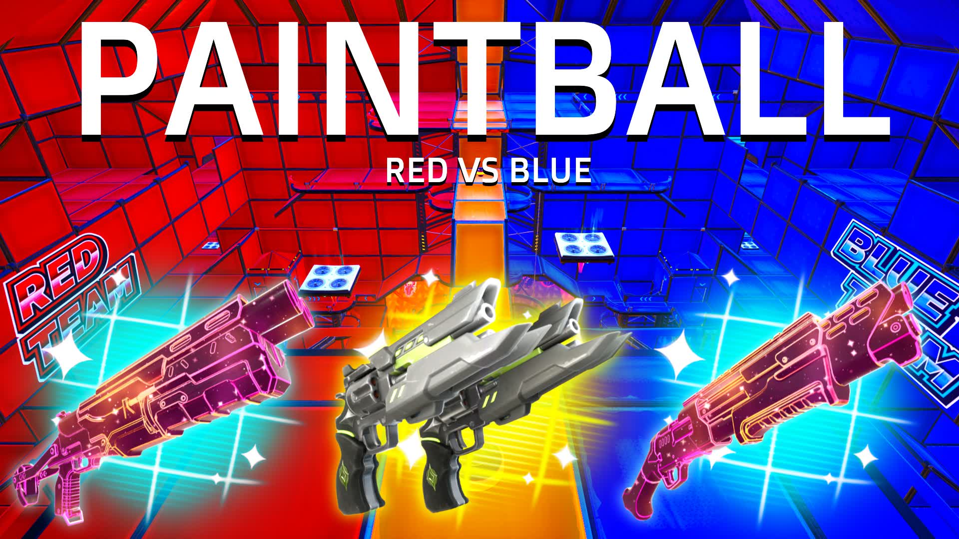 RED VS BLUE PAINTBALL 🔴🔵 9531-4495-1141 by bluuu - Fortnite Creative ...