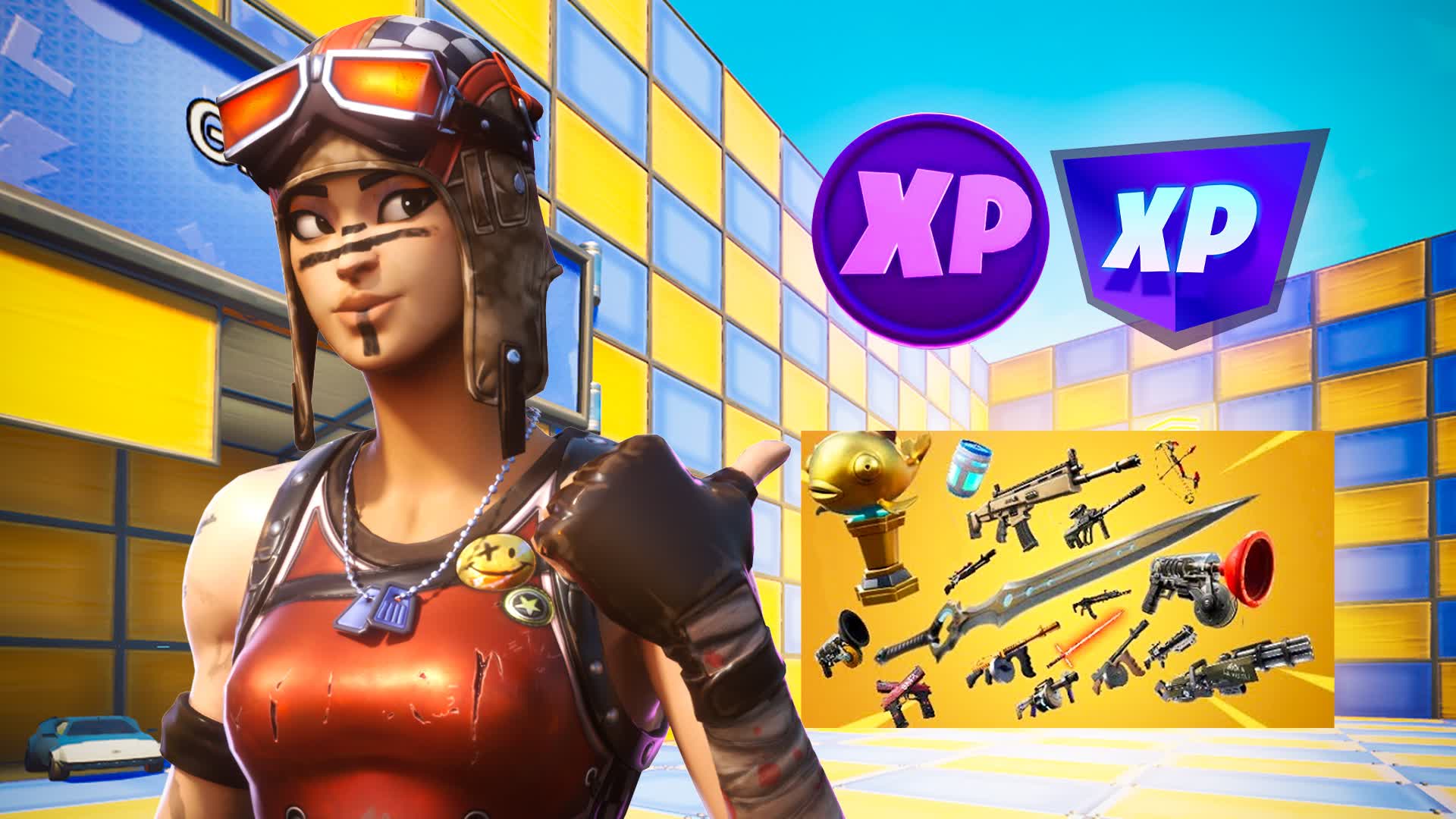 💫 1v1 With Any Mythic + Cars 💫 5608-9833-7480 by zyfa - Fortnite Creative Map Code - Fortnite.GG