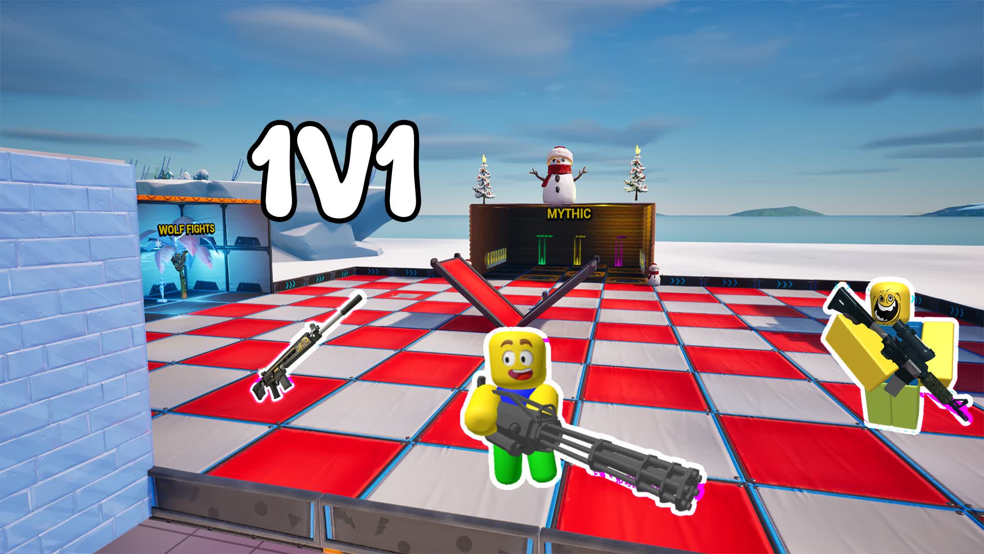 1V1 SANTA ALL GUNS 4395-9677-5348 by scorprolls - Fortnite Creative Map ...