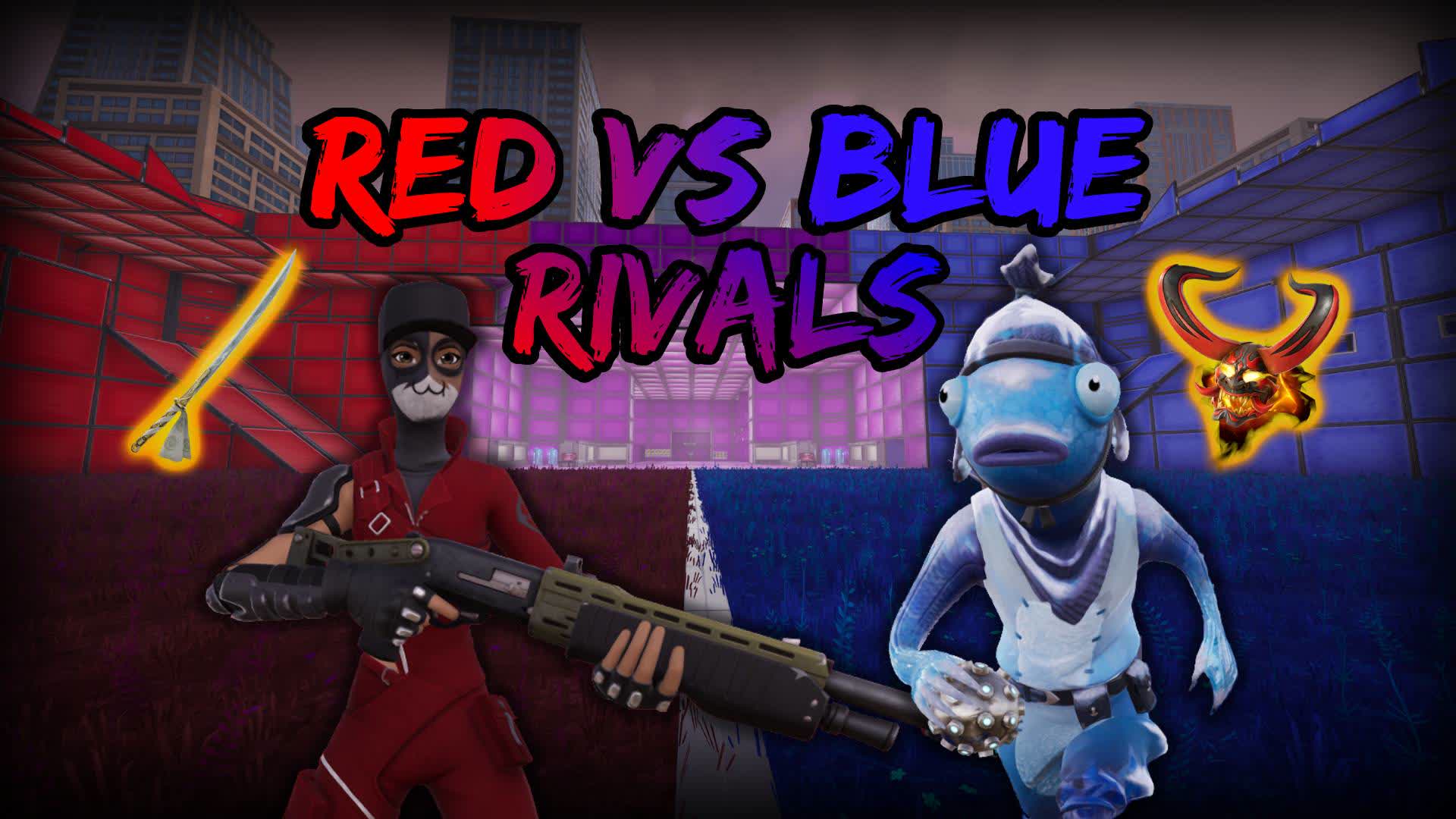 Red VS Blue Rivals 3324-2124-2183 by am13 - Fortnite Creative Map Code ...