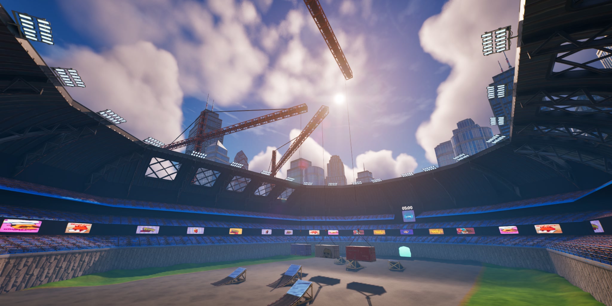 Rockets Vs Cars Mega Stadium 7172-2716-4449 by gageaman - Fortnite ...