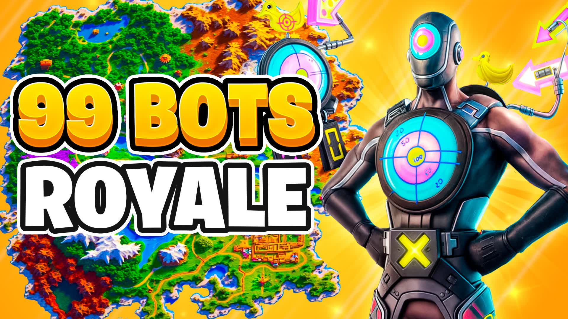 CRAZY BOT FARM ROYALE BASE WARS ⭐ HEROES 4969-2322-1282 by jp0 - Fortnite Creative Map Code ...