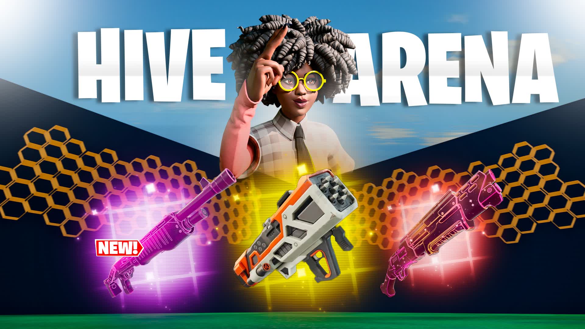 HIVE ARENA🐝 - 1V1 FREE FOR ALL🍯 6493-0744-8934 by kil7 - Fortnite