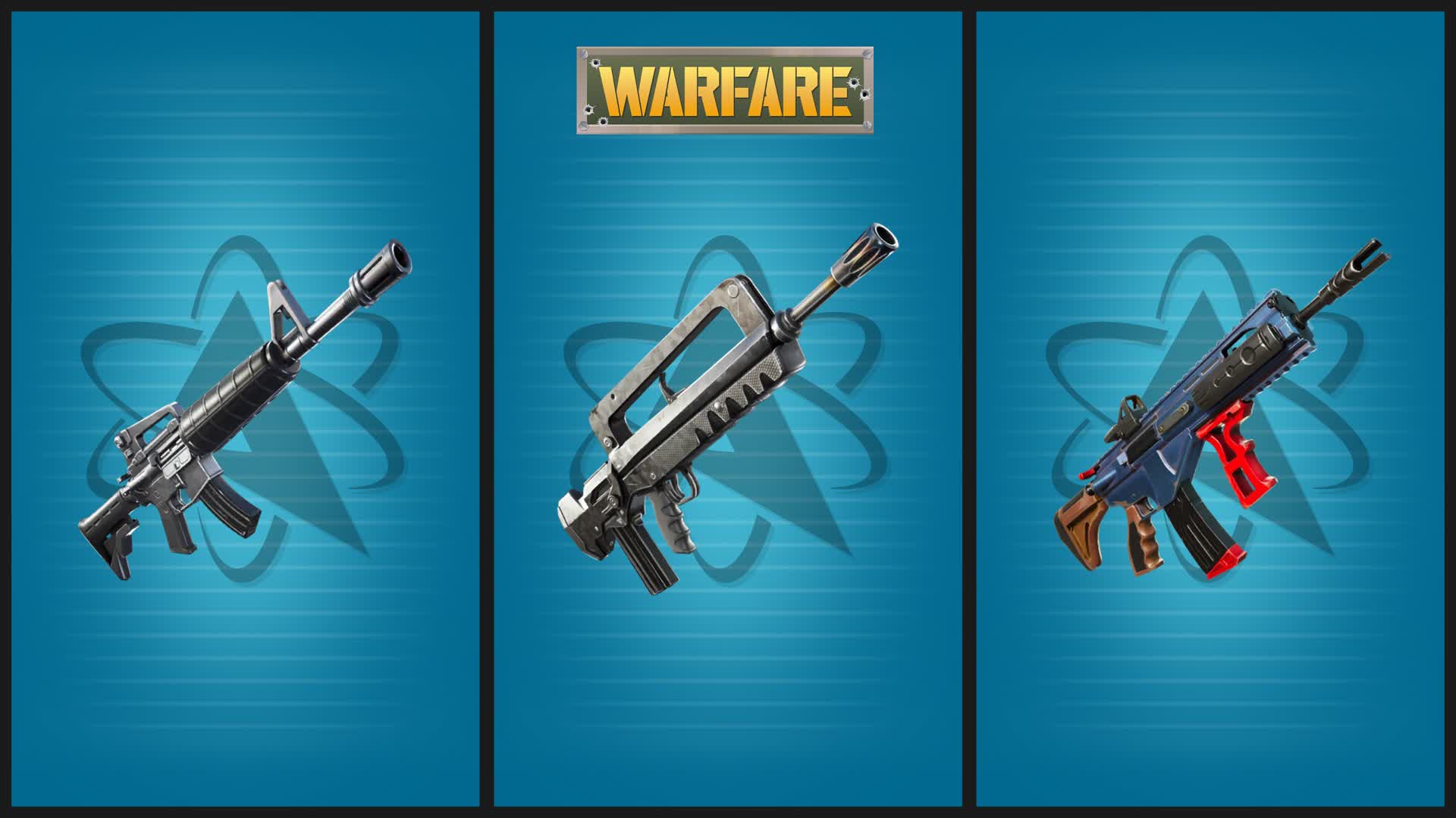 WARFARE: ASSAULT RIFLES ONLY 1 5358-4998-4528 by atomic - Fortnite.GG